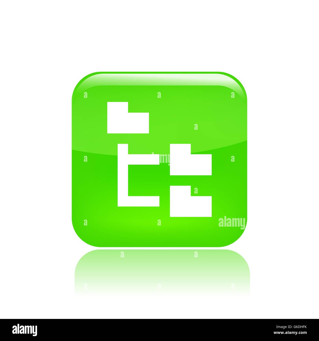 Vector illustration of single isolated pixel icon Stock Vector Image ...