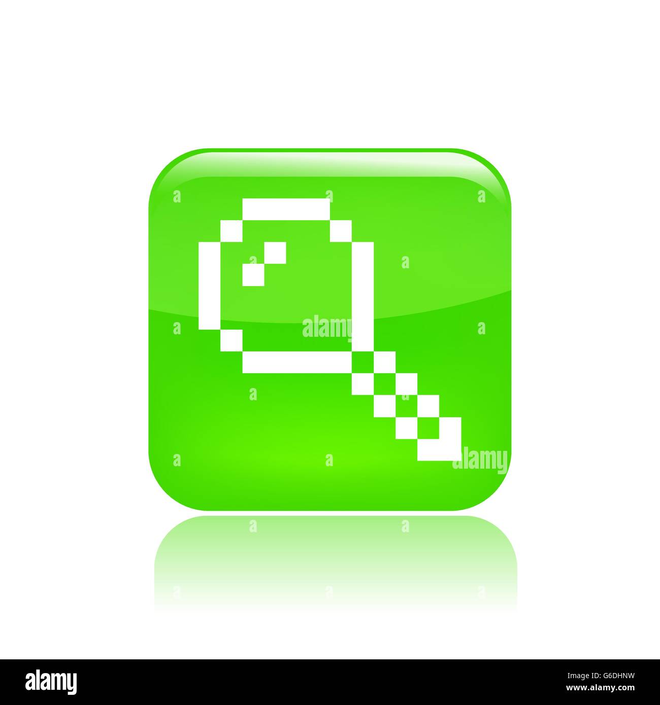Vector illustration of single isolated pixel icon Stock Vector Image ...