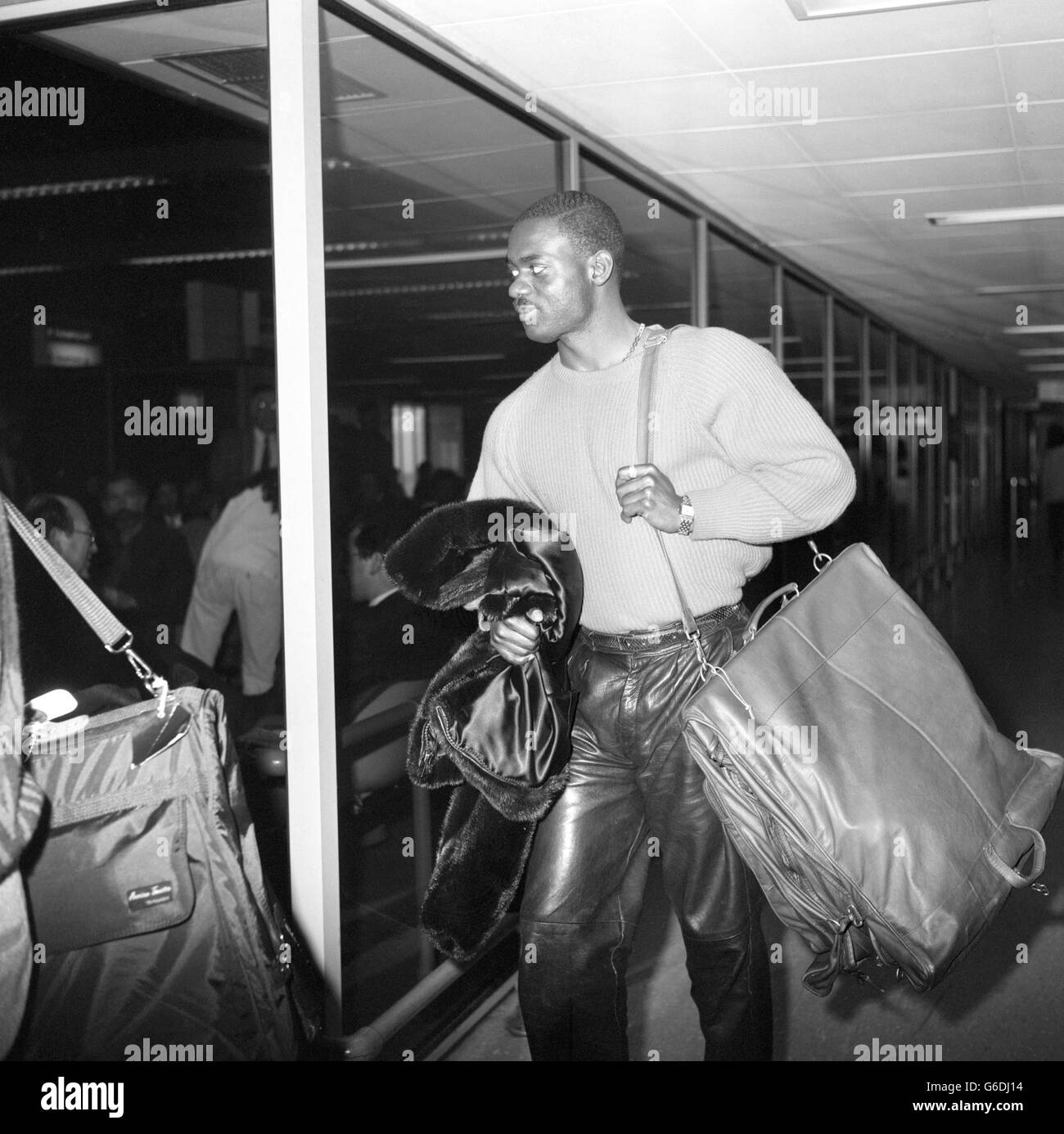 Athletics - Sprinter Ben Johnson. Canadian sprinter Ben Johnson Stock ...