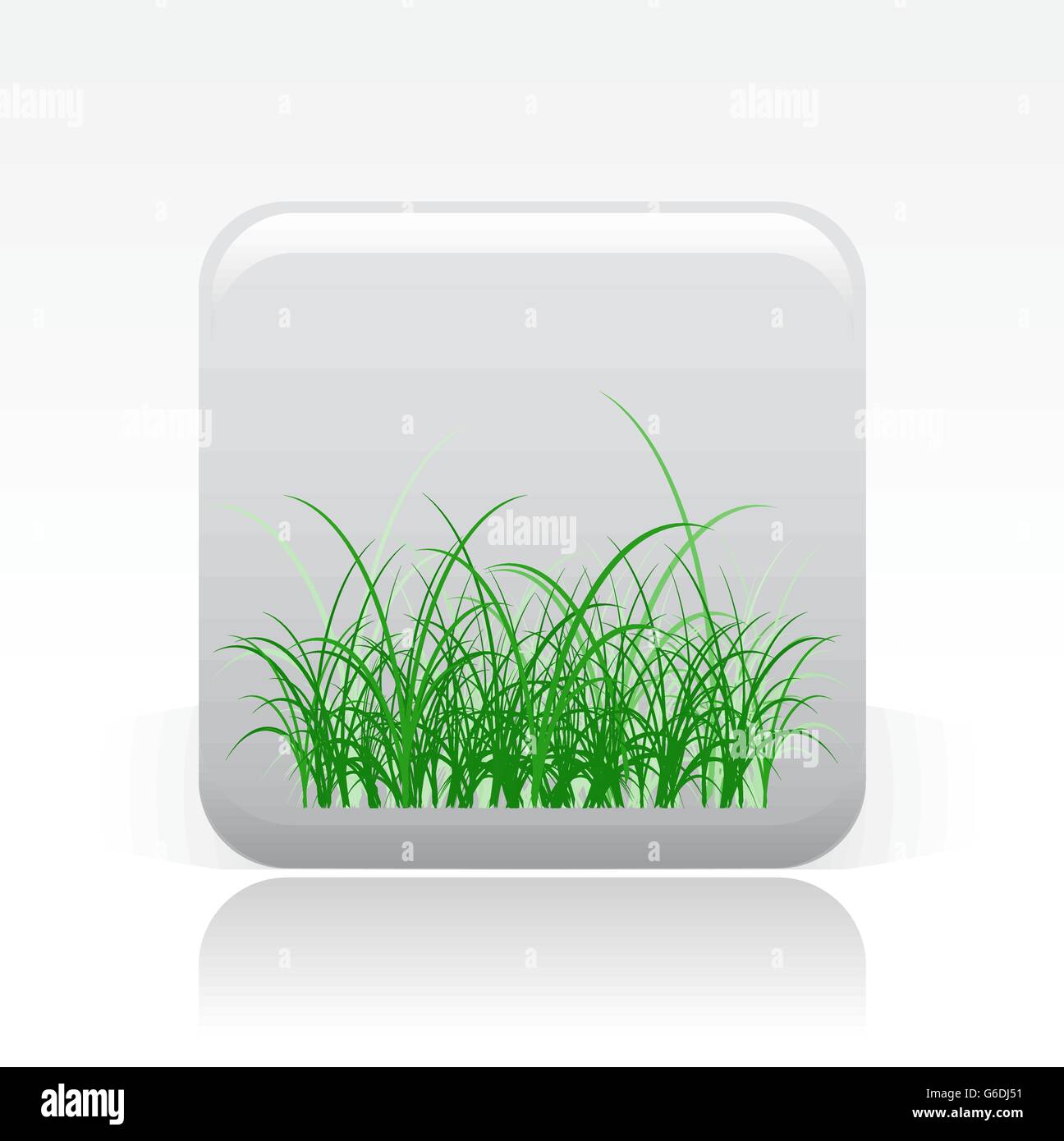Vector illustration of single isolated grass icon Stock Vector Image ...