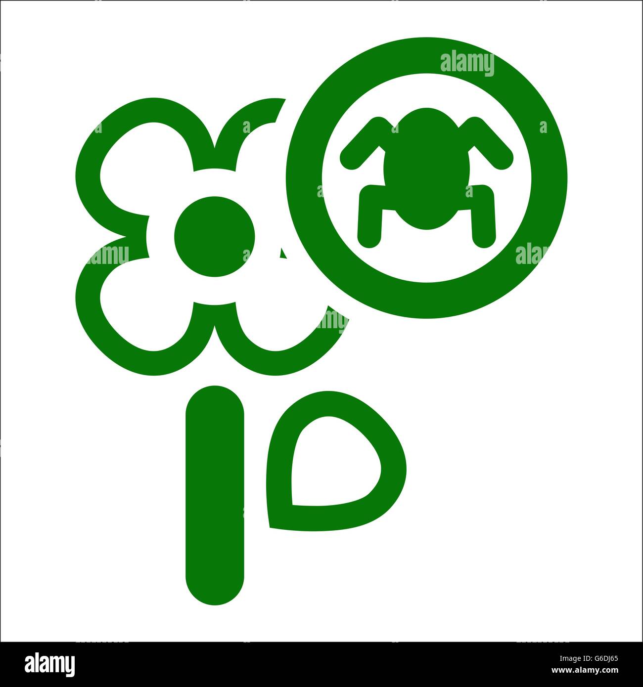 Vector illustration of single isolated flower icon Stock Vector Image ...