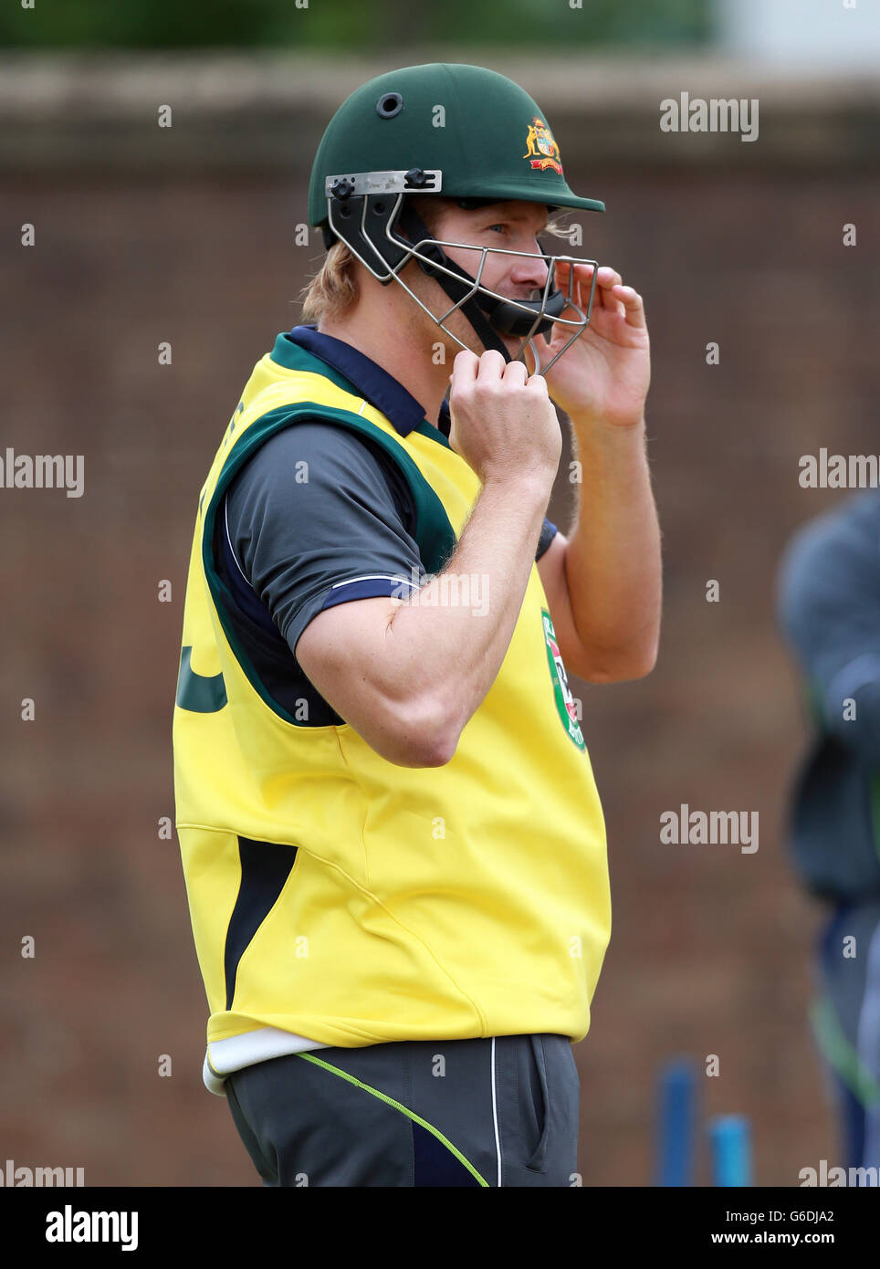 Australia's Shane Watson during a nets practice session at Edgbaston ...