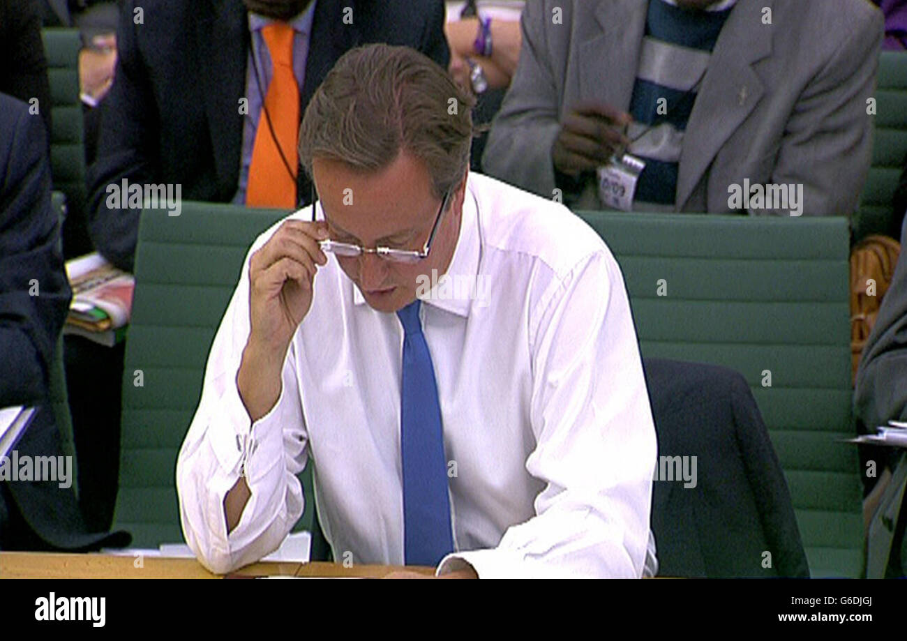 Cameron faces Liaison Select Committee Stock Photo - Alamy