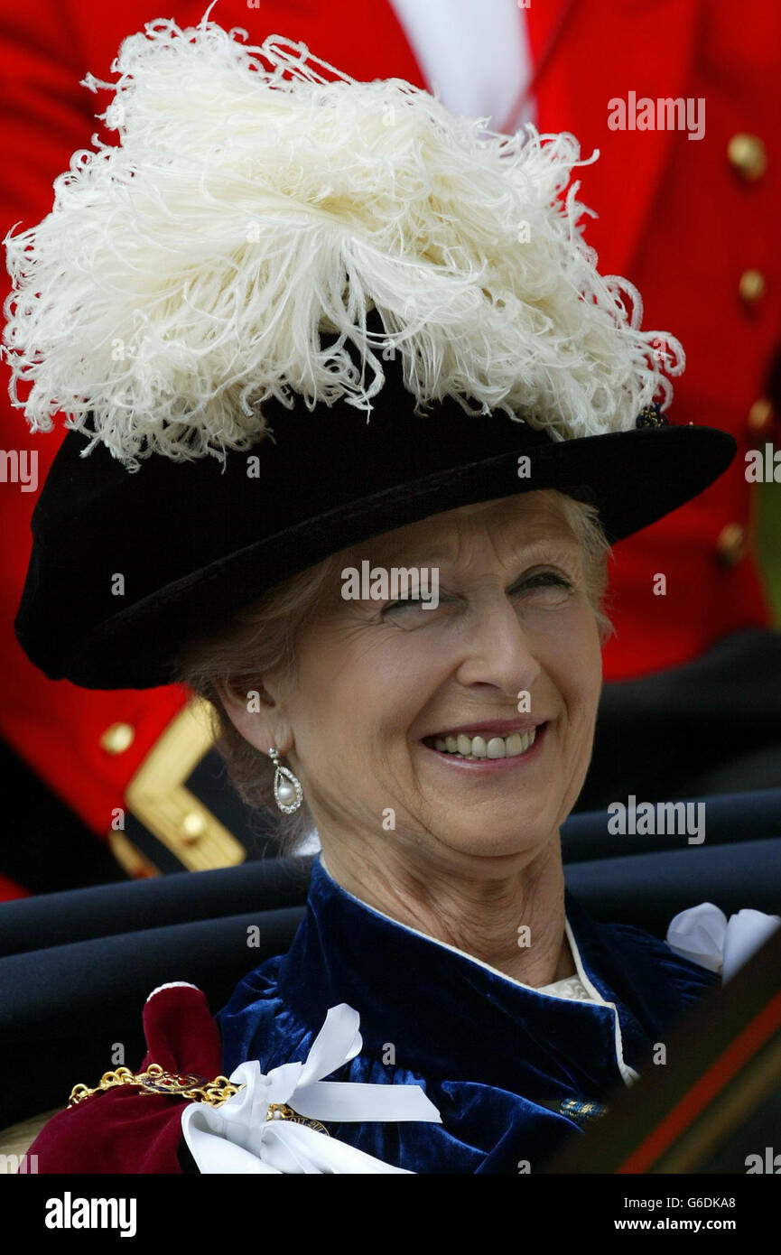 Britain's Princess Alexandra, arrives at St George's Chapel, Windsor ...
