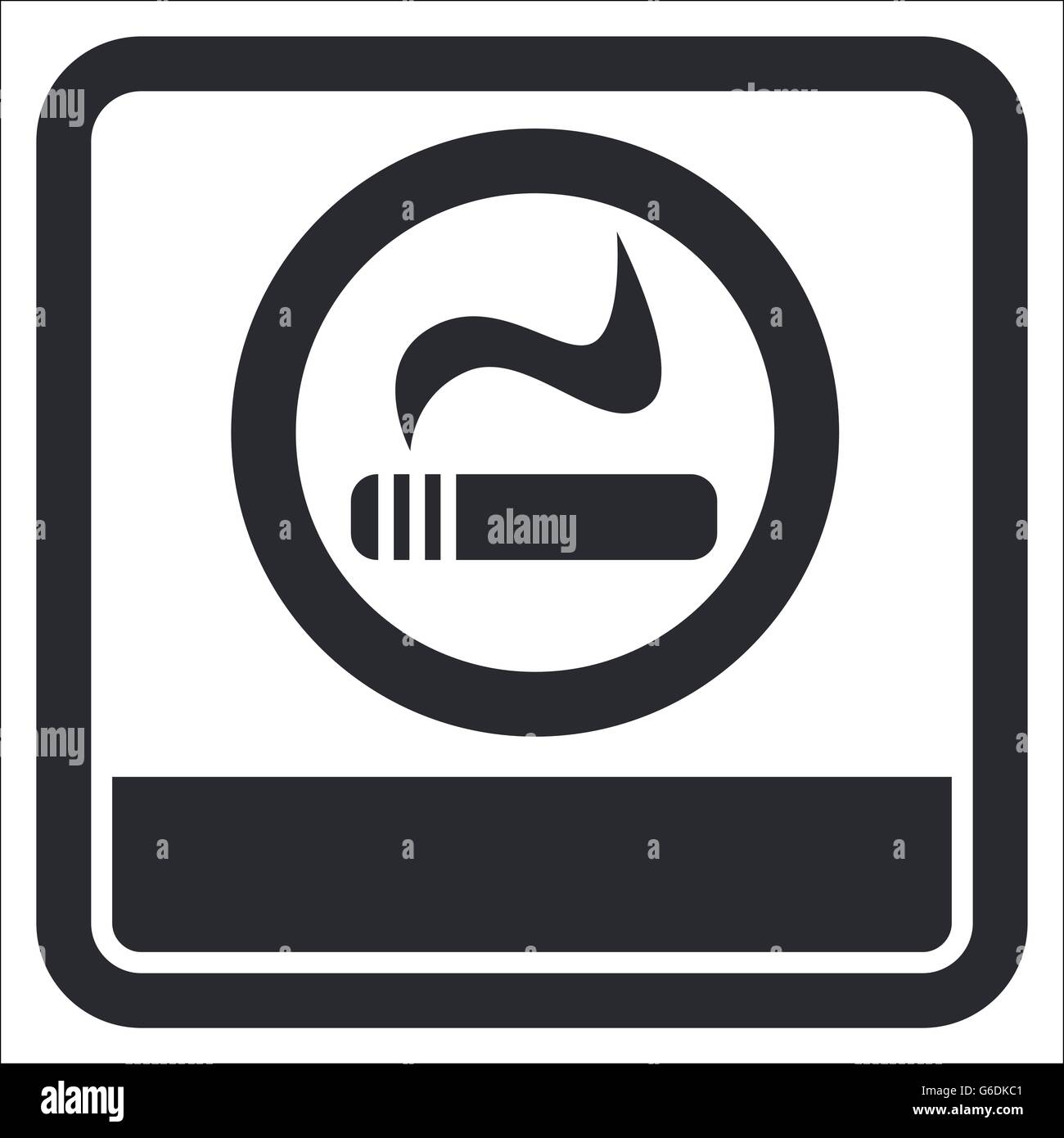Vector illustration of single isolated smokers area icon Stock Vector ...