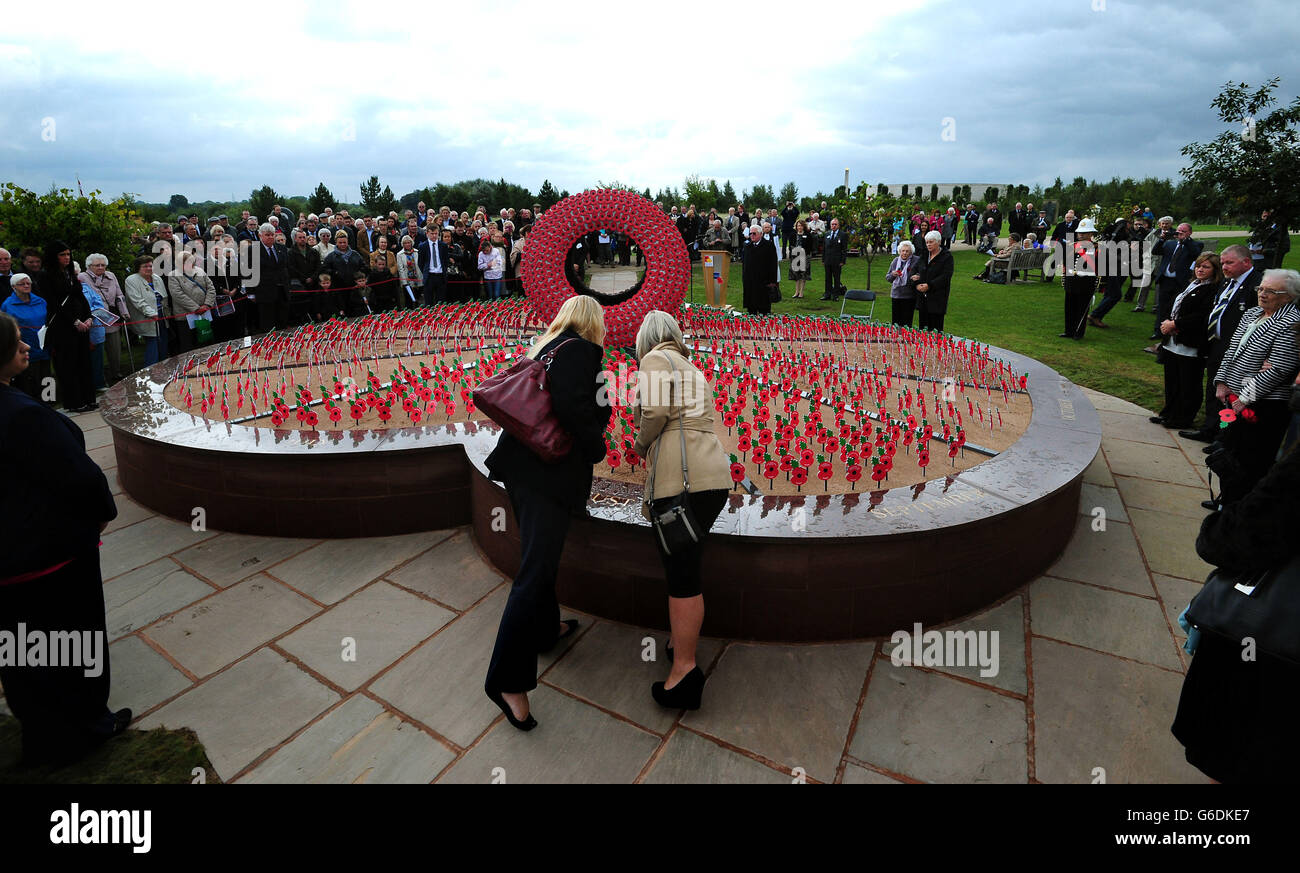 The new Never Forget memorial unveiled by the British Legion at the ...