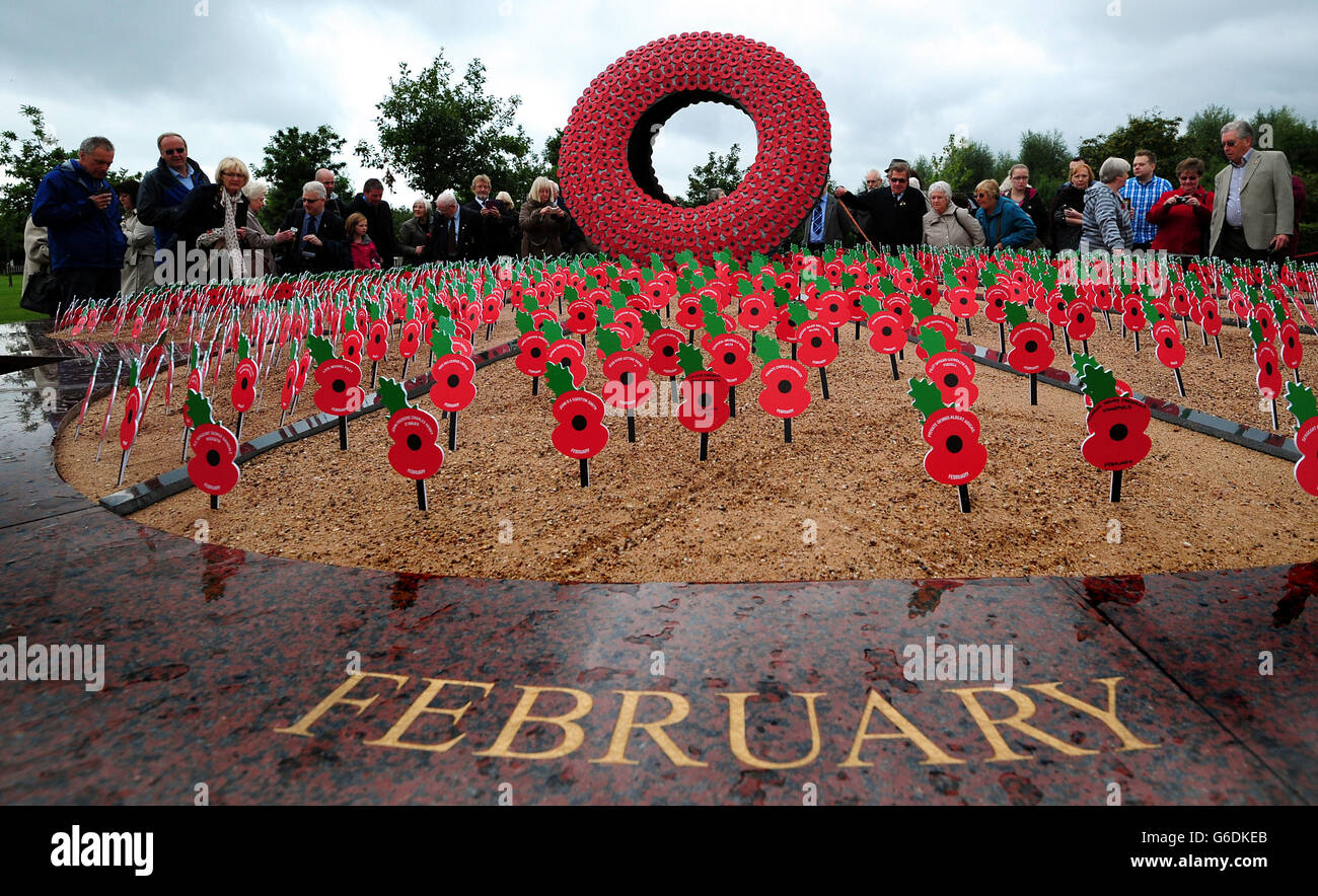 The new Never Forget memorial unveiled by the British Legion at the ...