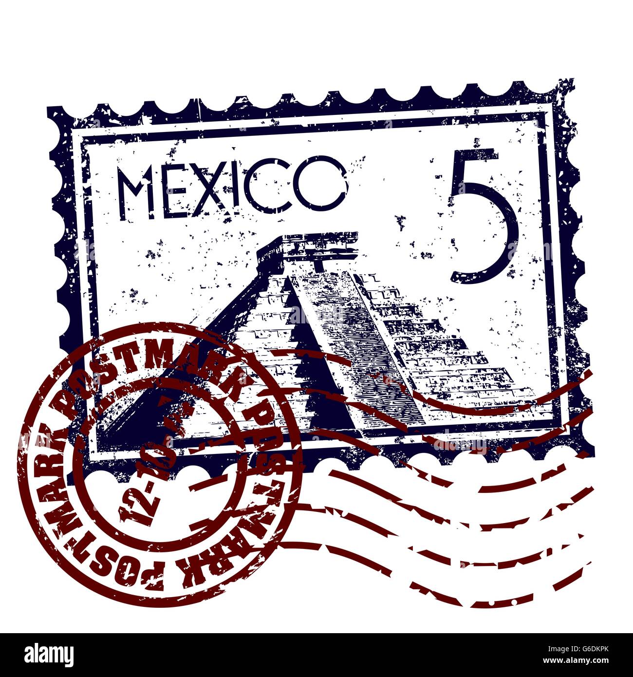 Vector illustration of single isolated Mexico icon Stock Vector Image ...