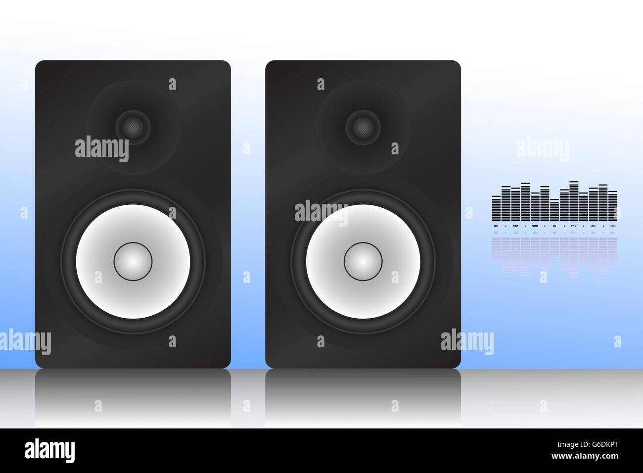 Monitors speakers Stock Vector Images - Alamy