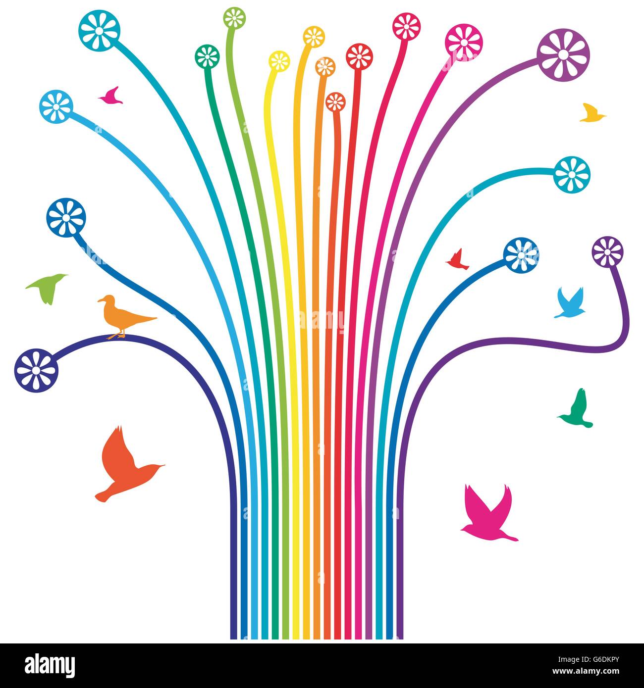 Vector illustration of abstract spring background Stock Vector Image ...