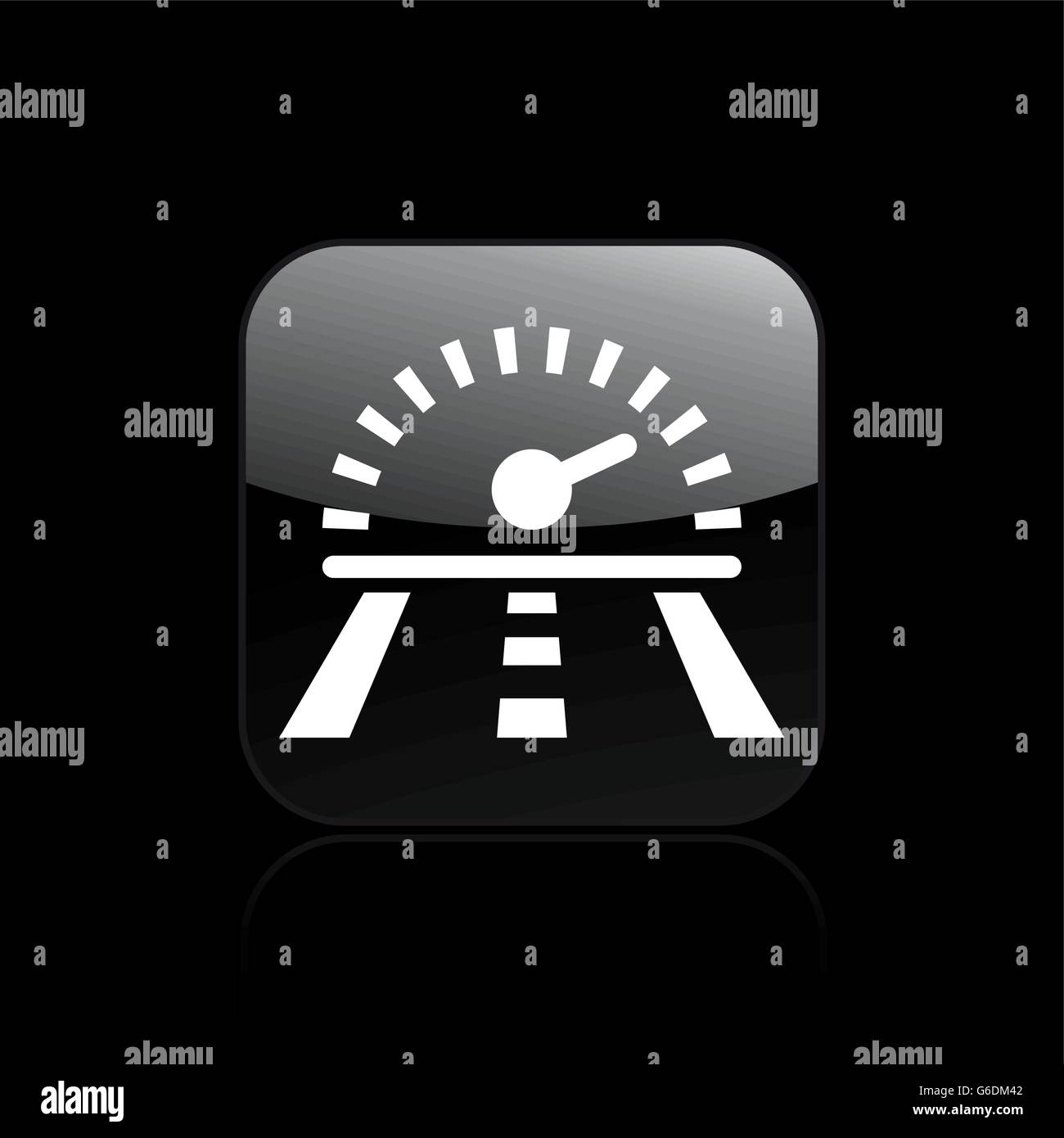 Vector illustration of single isolated speed race icon Stock Vector ...