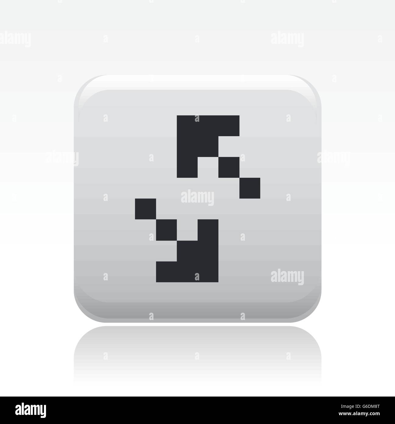 Vector illustration of single isolated pixel icon Stock Vector Image ...