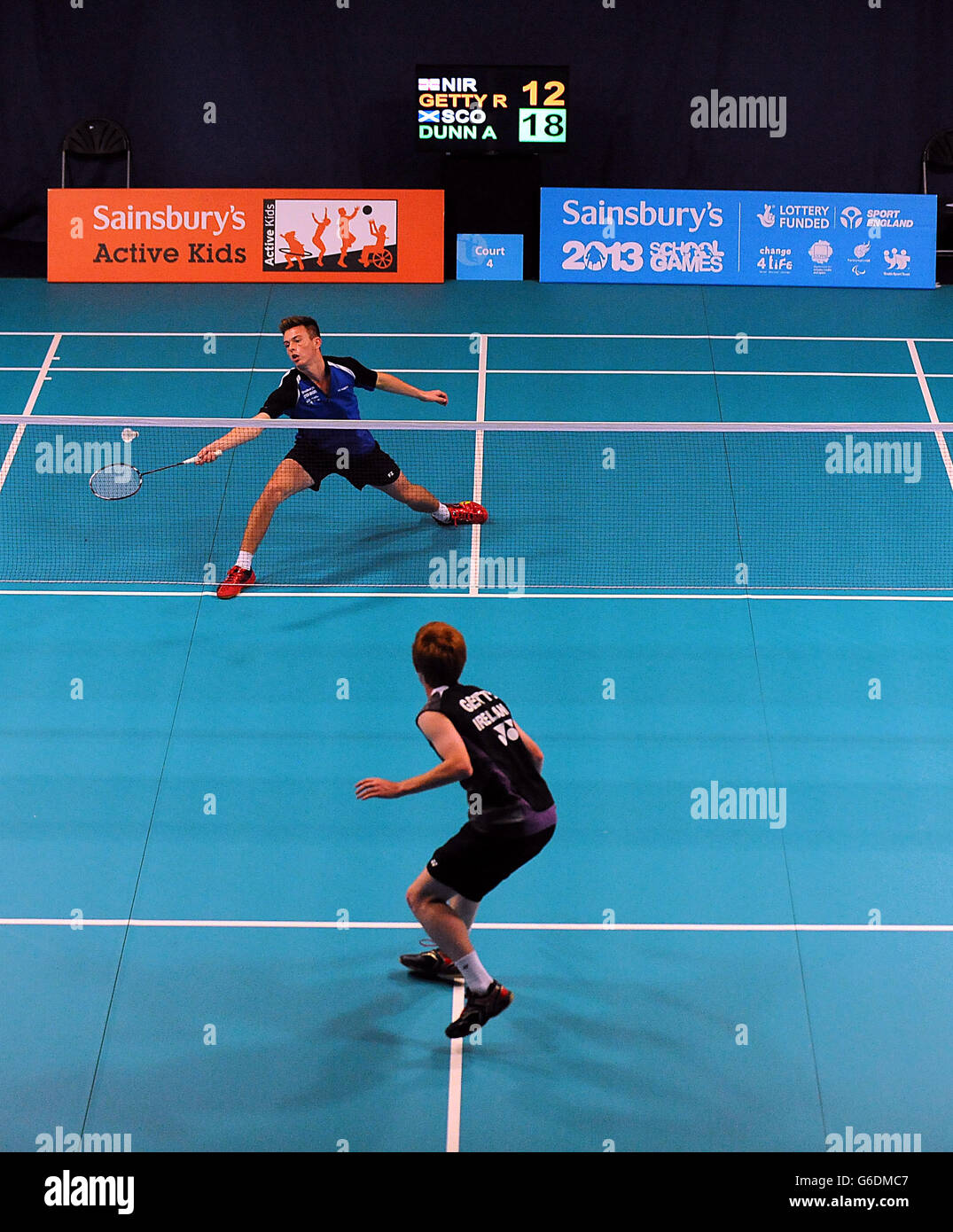 Scotland's Alex Dunn in action in the Badminton during day three of the ...