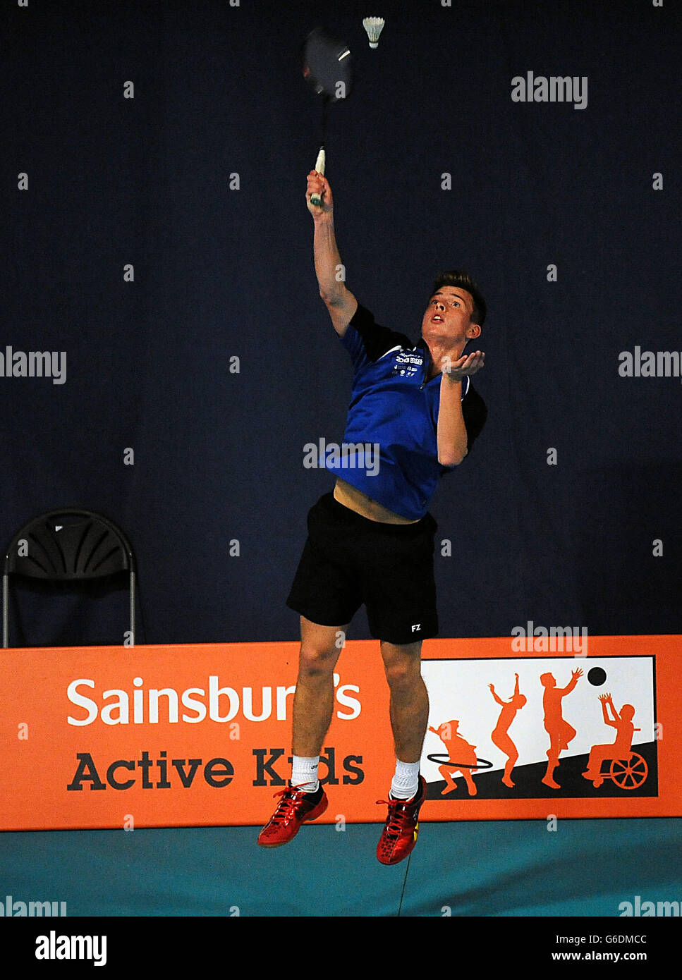 Scotland's Alex Dunn in action in the Badminton during day three of the ...