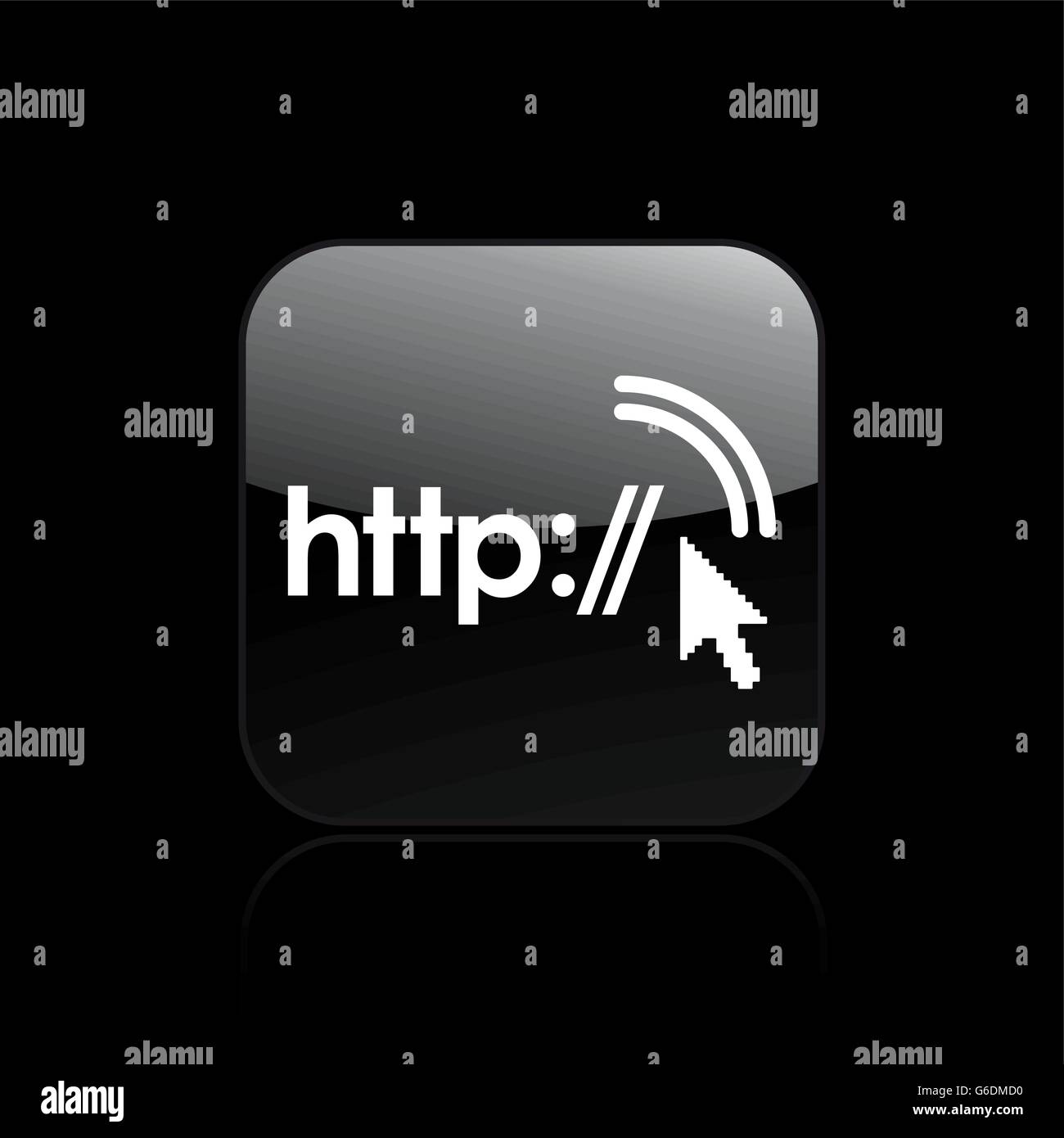 Vector illustration of single isolated http icon Stock Vector Image ...
