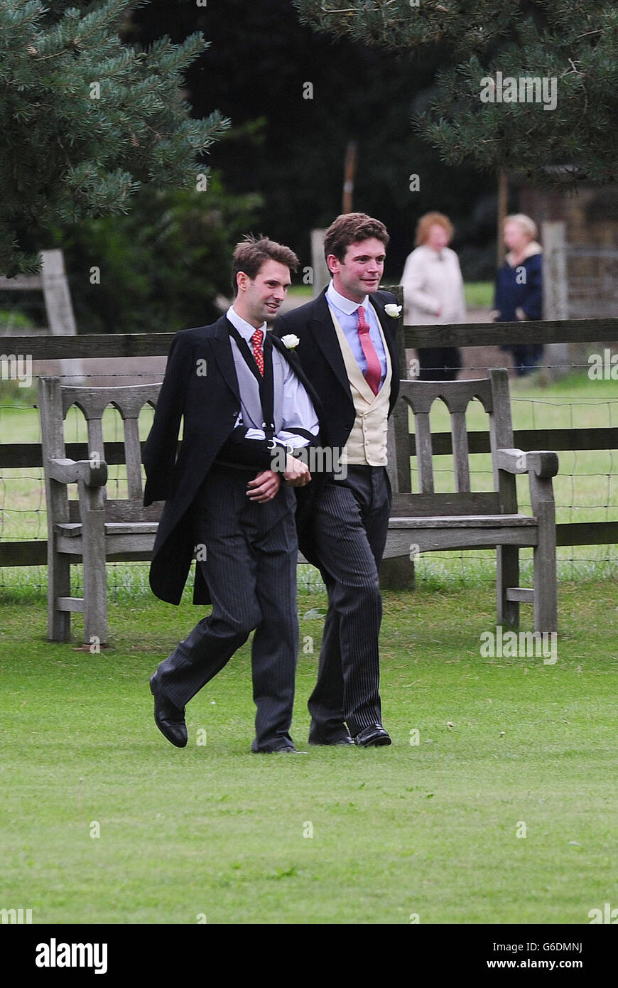 James Meade and Lady Laura Marsham wedding Stock Photo - Alamy