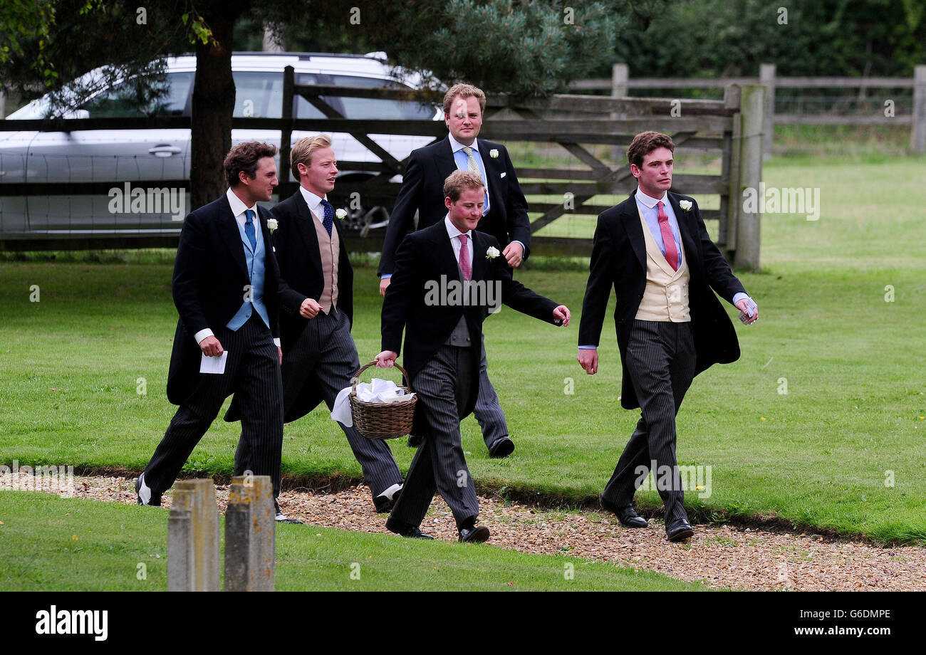 James Meade and Lady Laura Marsham wedding Stock Photo - Alamy