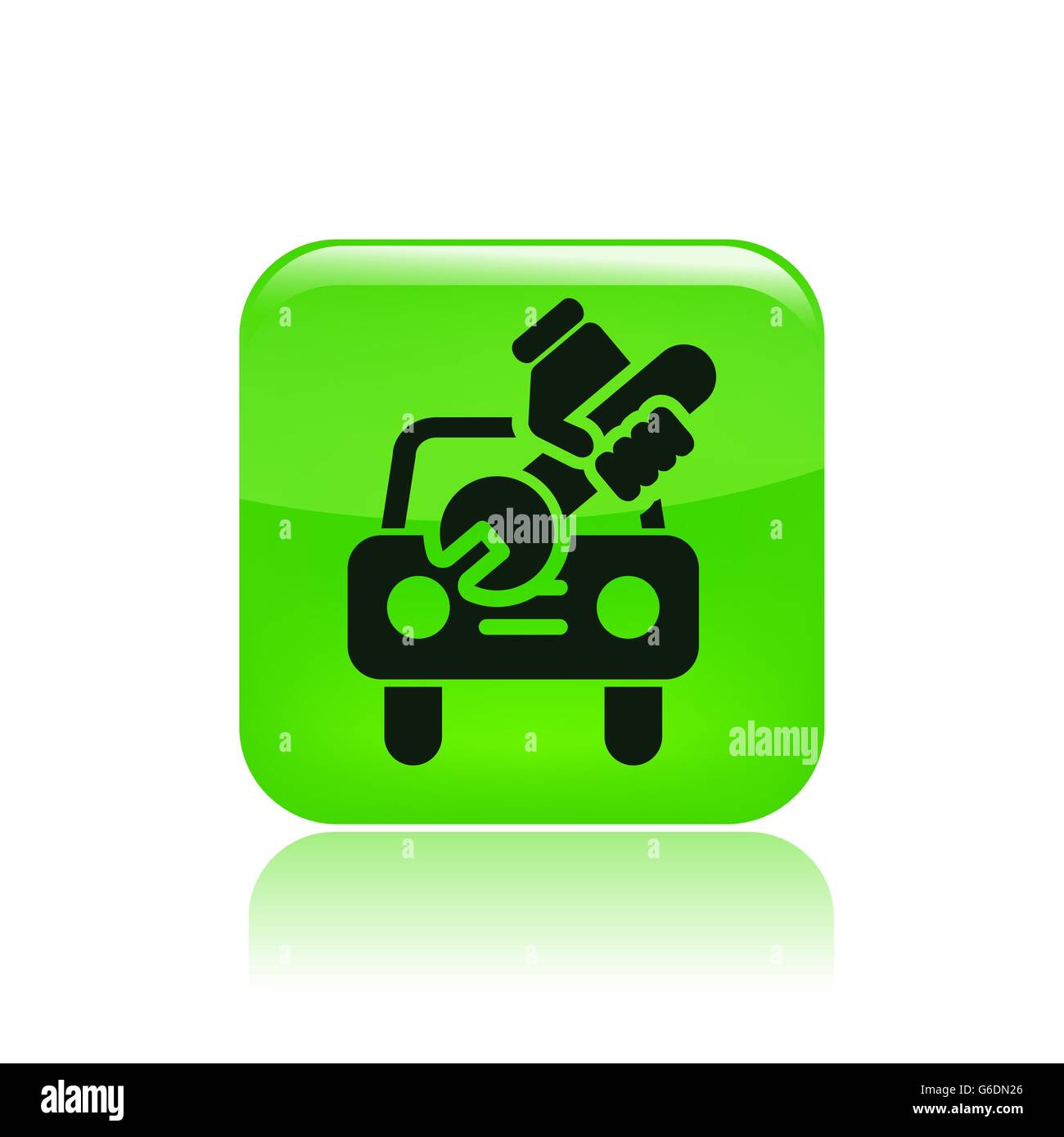 Vector illustration of single isolated car repair icon Stock Vector ...