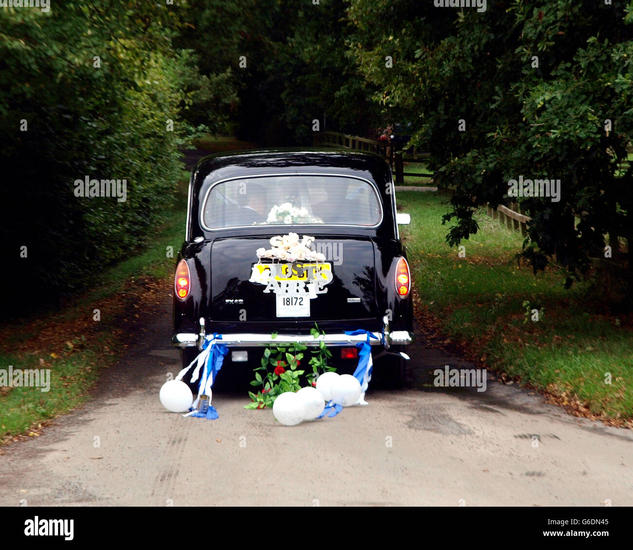 Euan Blair and Suzanne Ashman leave after their wedding at All Saints ...
