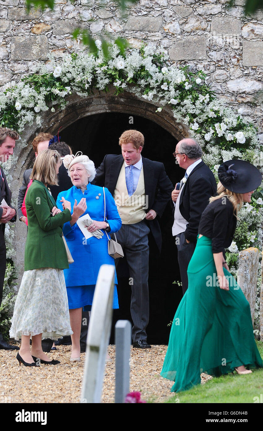 James Meade and Lady Laura Marsham wedding Stock Photo - Alamy