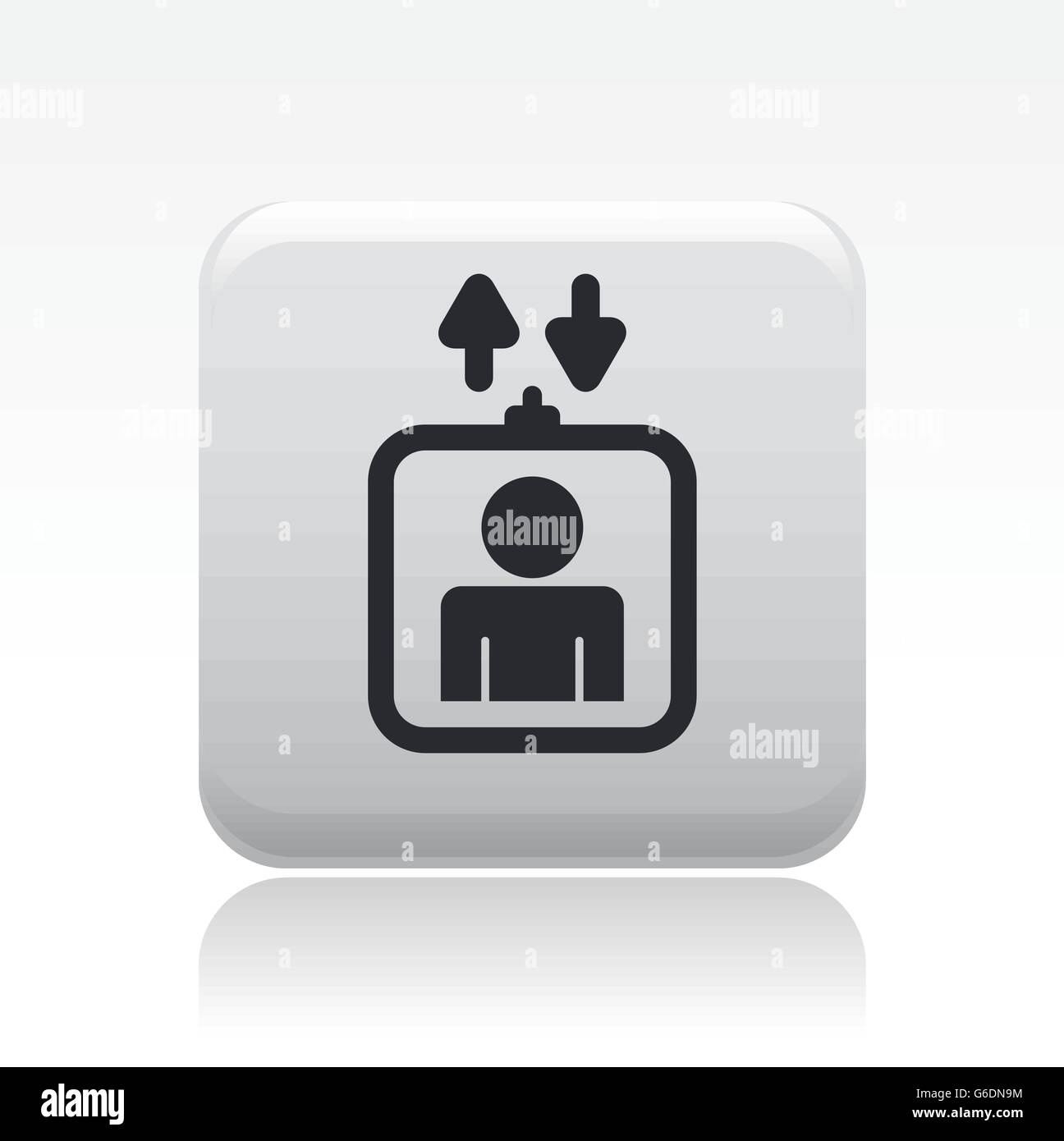 Vector illustration of single isolated elevator icon Stock Vector Image ...