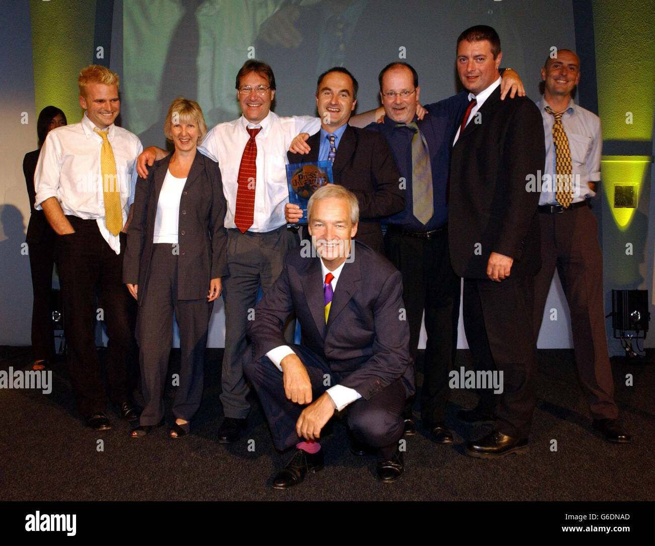 Regional Press Awards 2003 - Evening Newspaper of the Year Stock Photo ...