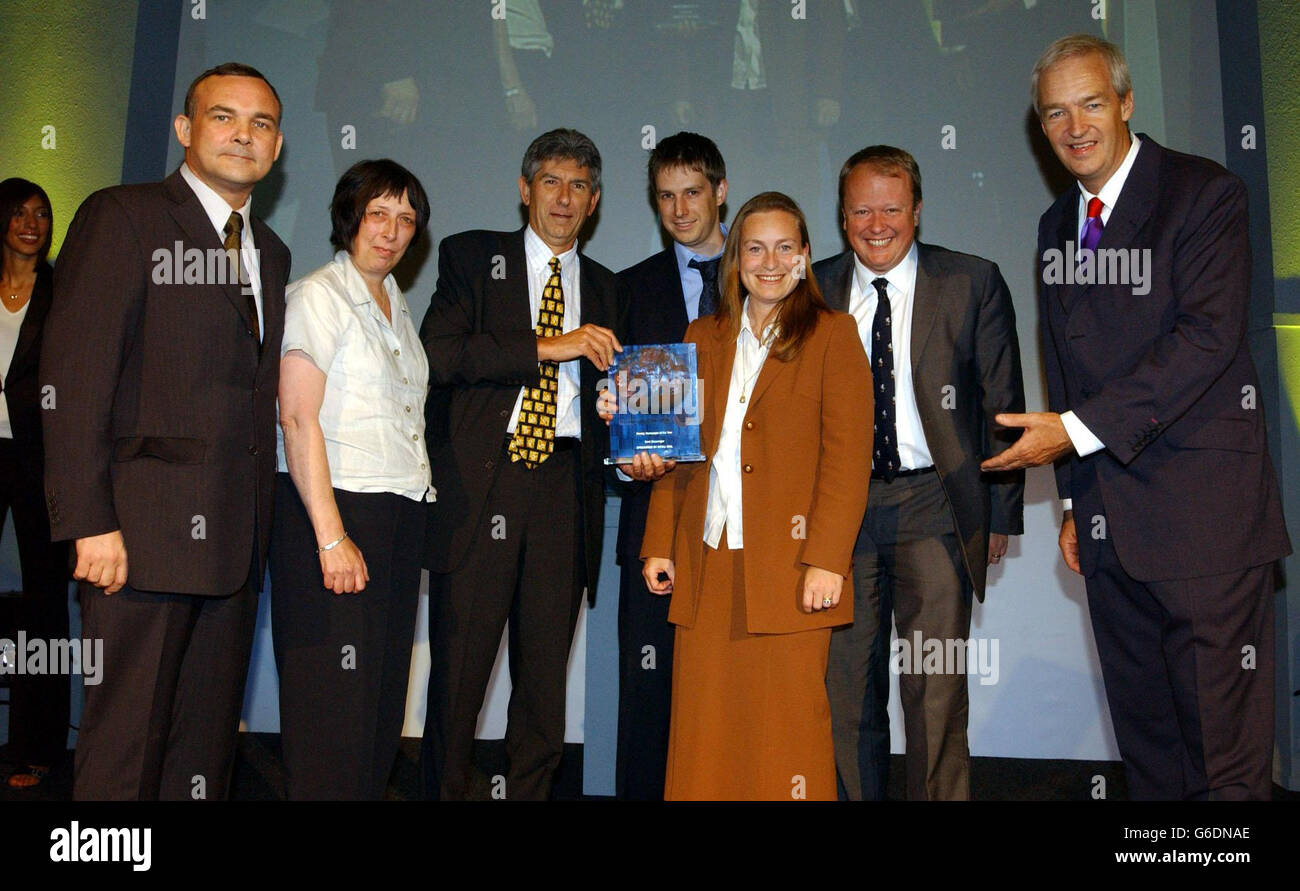 Regional Press Awards 2003 - Weekly Newspaper of the Year Stock Photo ...