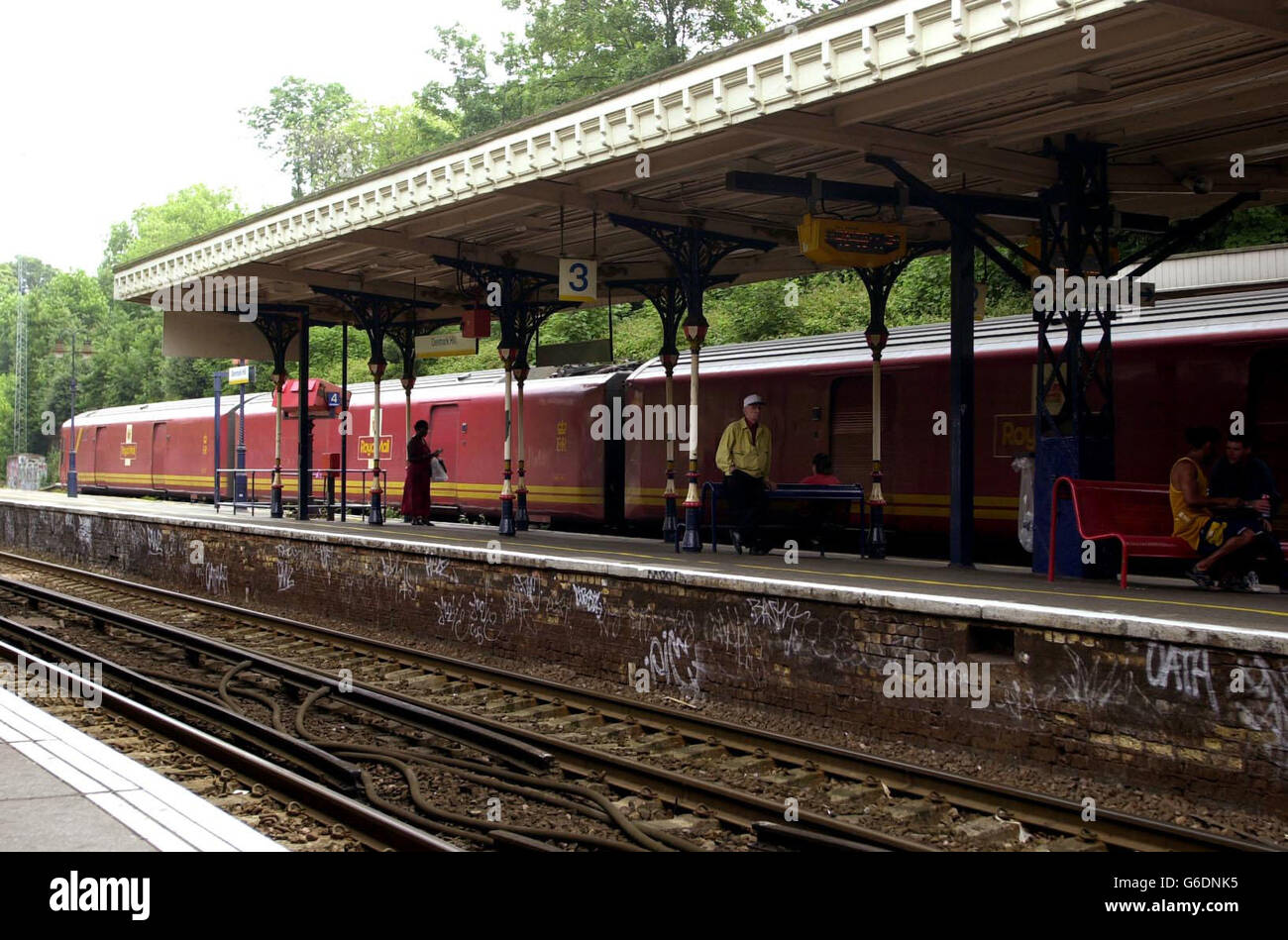 Royal Mail trains like this one pictured travelling through Denmark ...