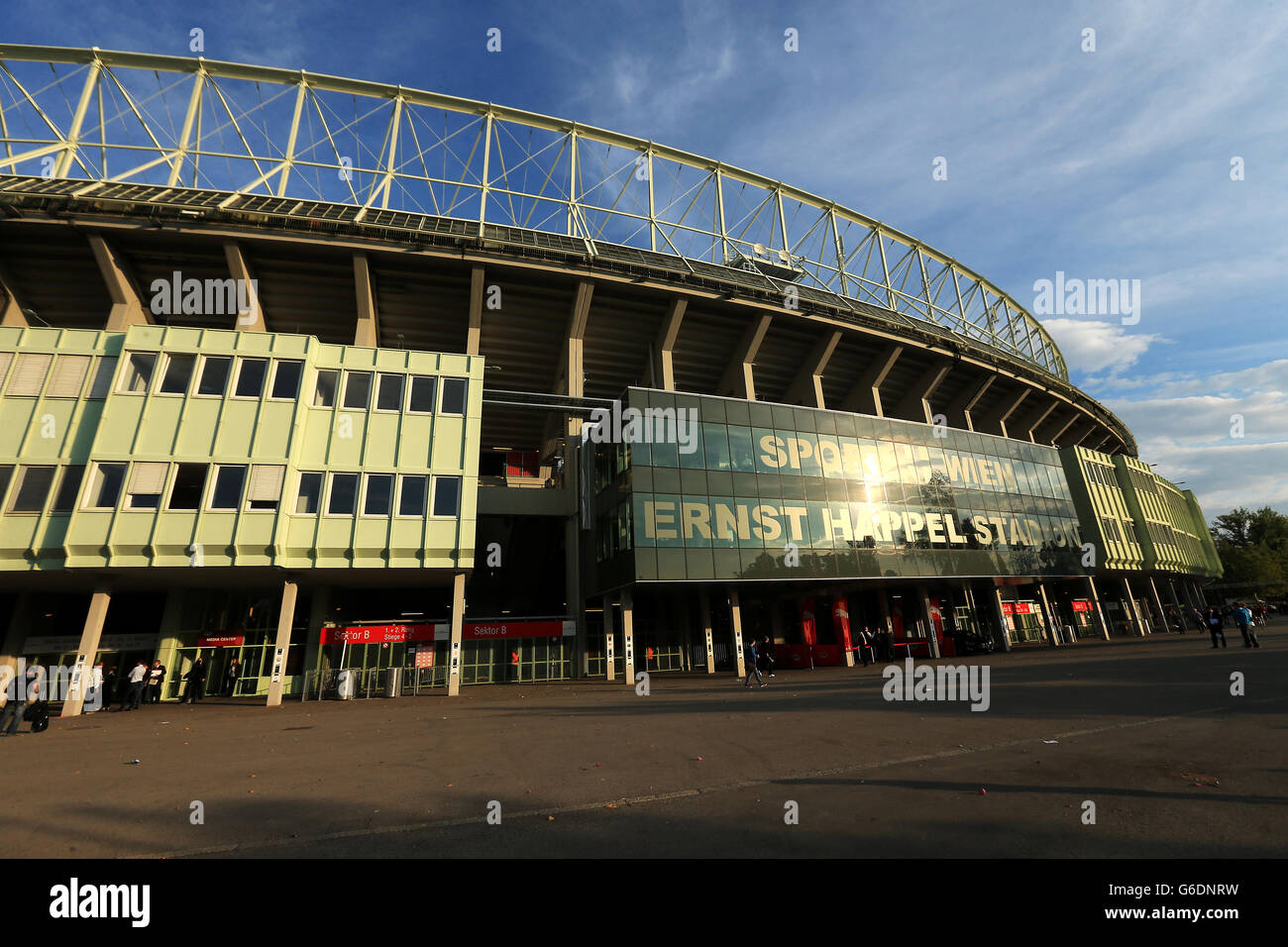 A general view of the ernst happel stadium hi-res stock photography and ...