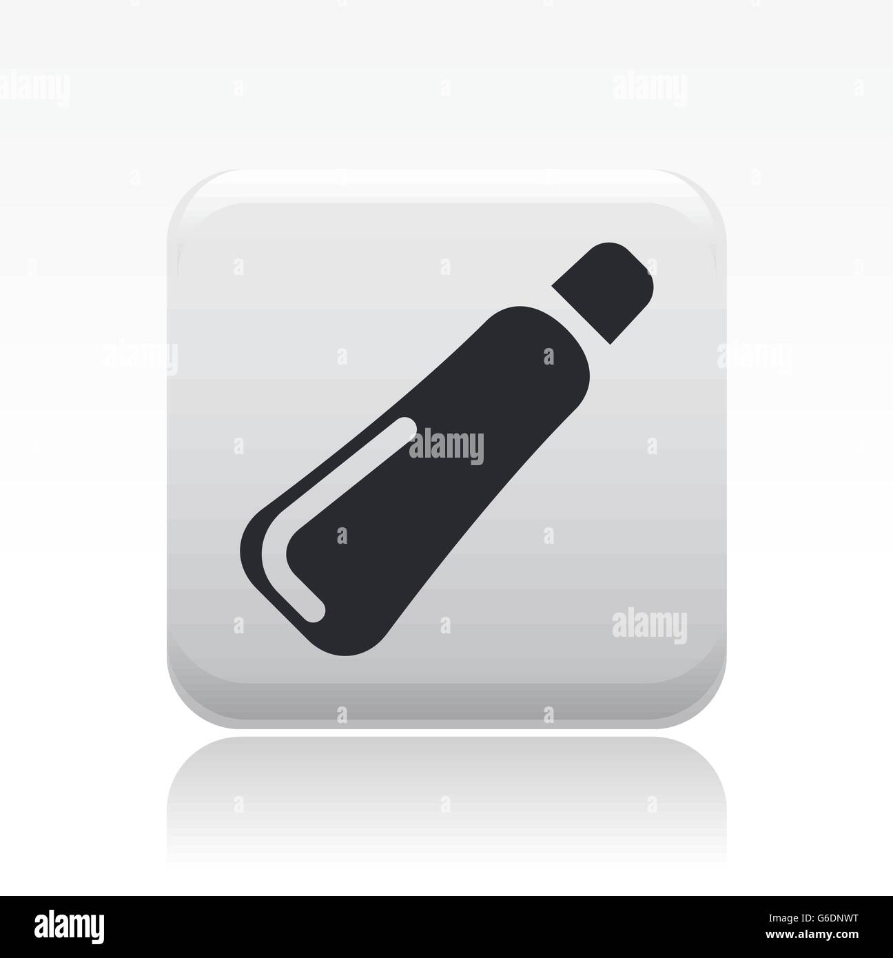 Vector illustration of single isolated tube icon Stock Vector Image ...