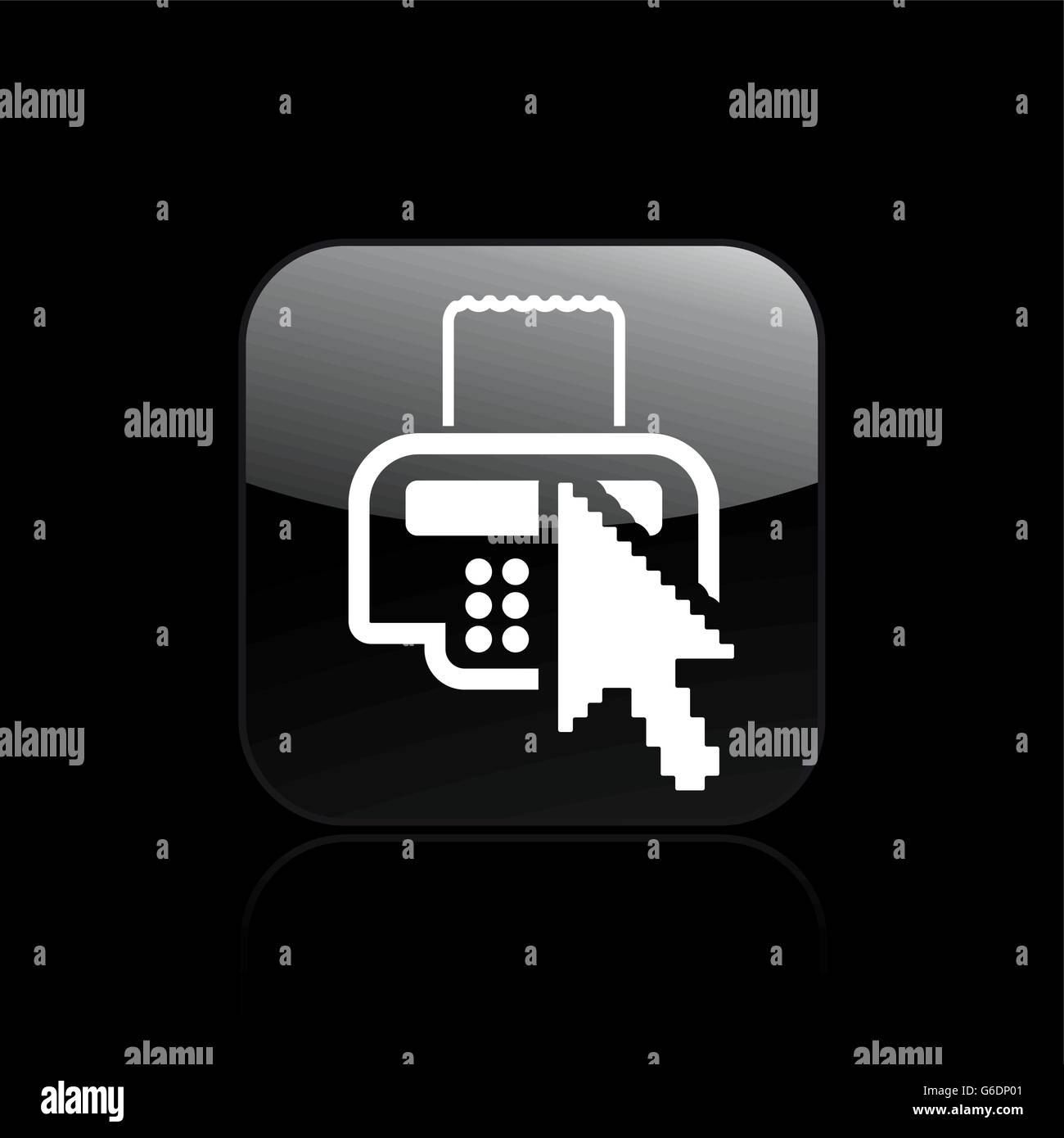 Vector illustration of single isolated web cash icon Stock Vector Image ...