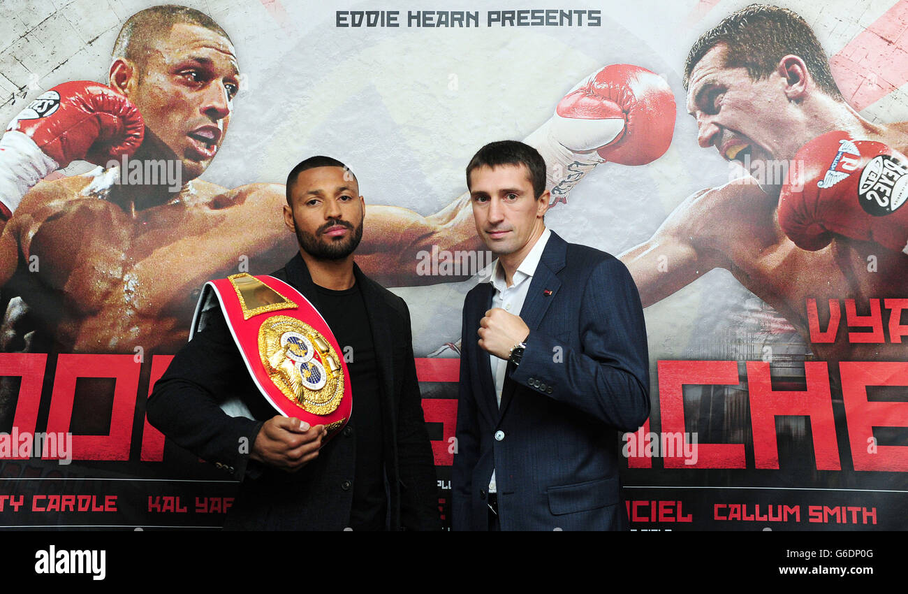 Vyacheslav senchenko press conference motorpoint arena hi-res stock ...