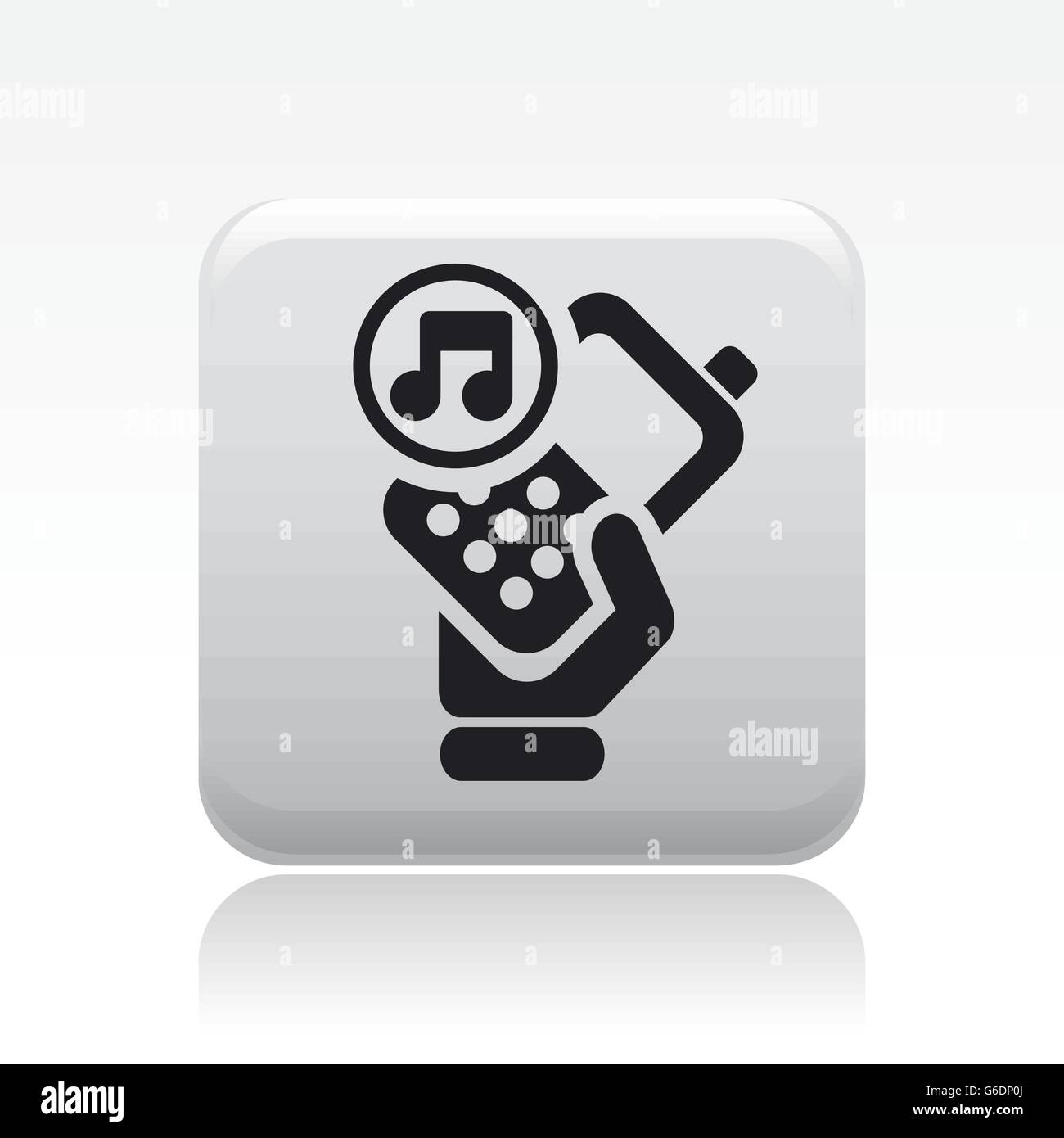 Vector illustration of single isolated phone sound icon Stock Vector ...