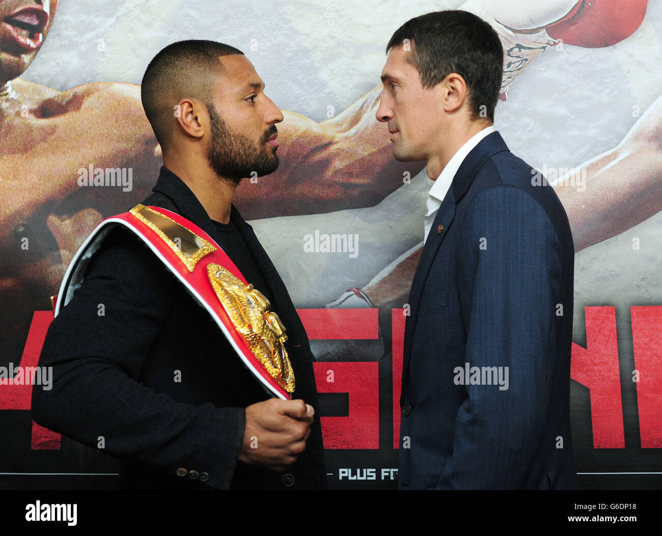 Vyacheslav senchenko press conference motorpoint arena hi-res stock ...