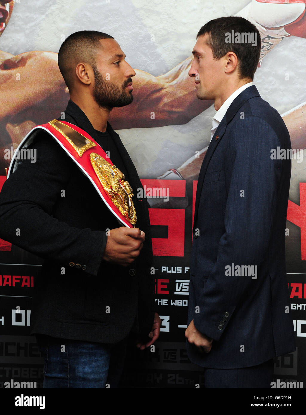 Vyacheslav senchenko press conference motorpoint arena hi-res stock ...