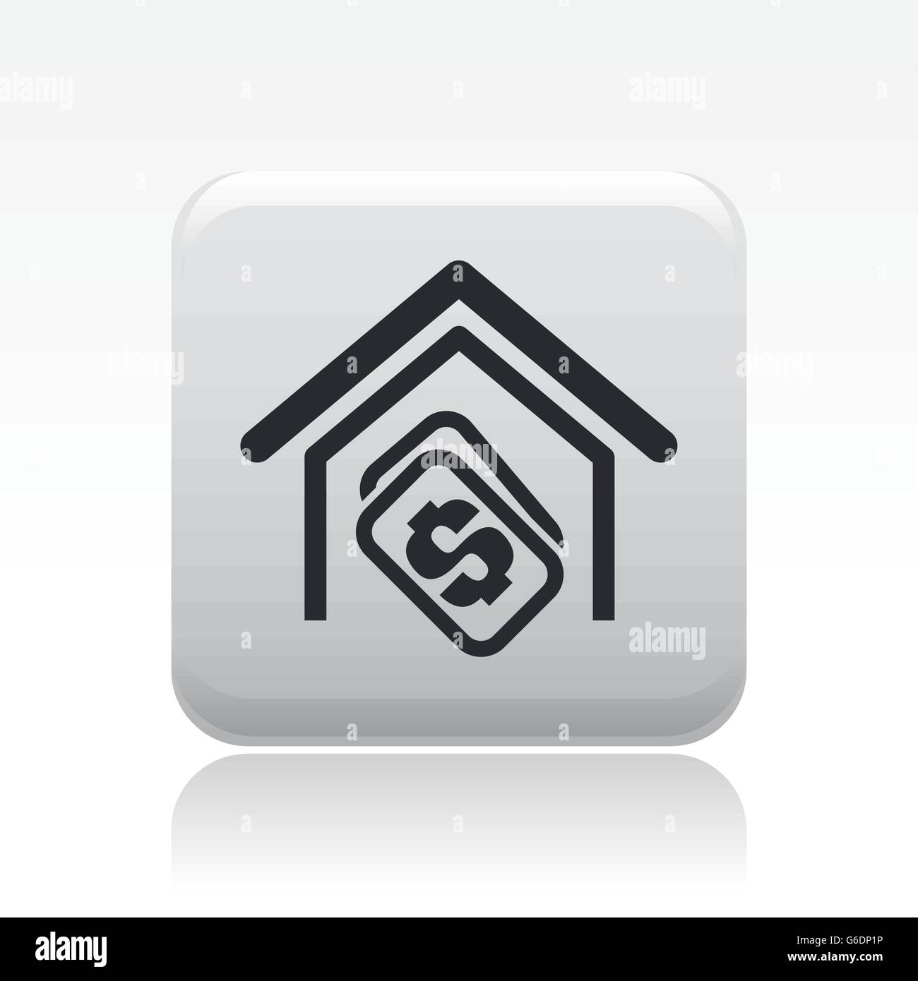Vector illustration of single isolated real estate icon Stock Vector ...