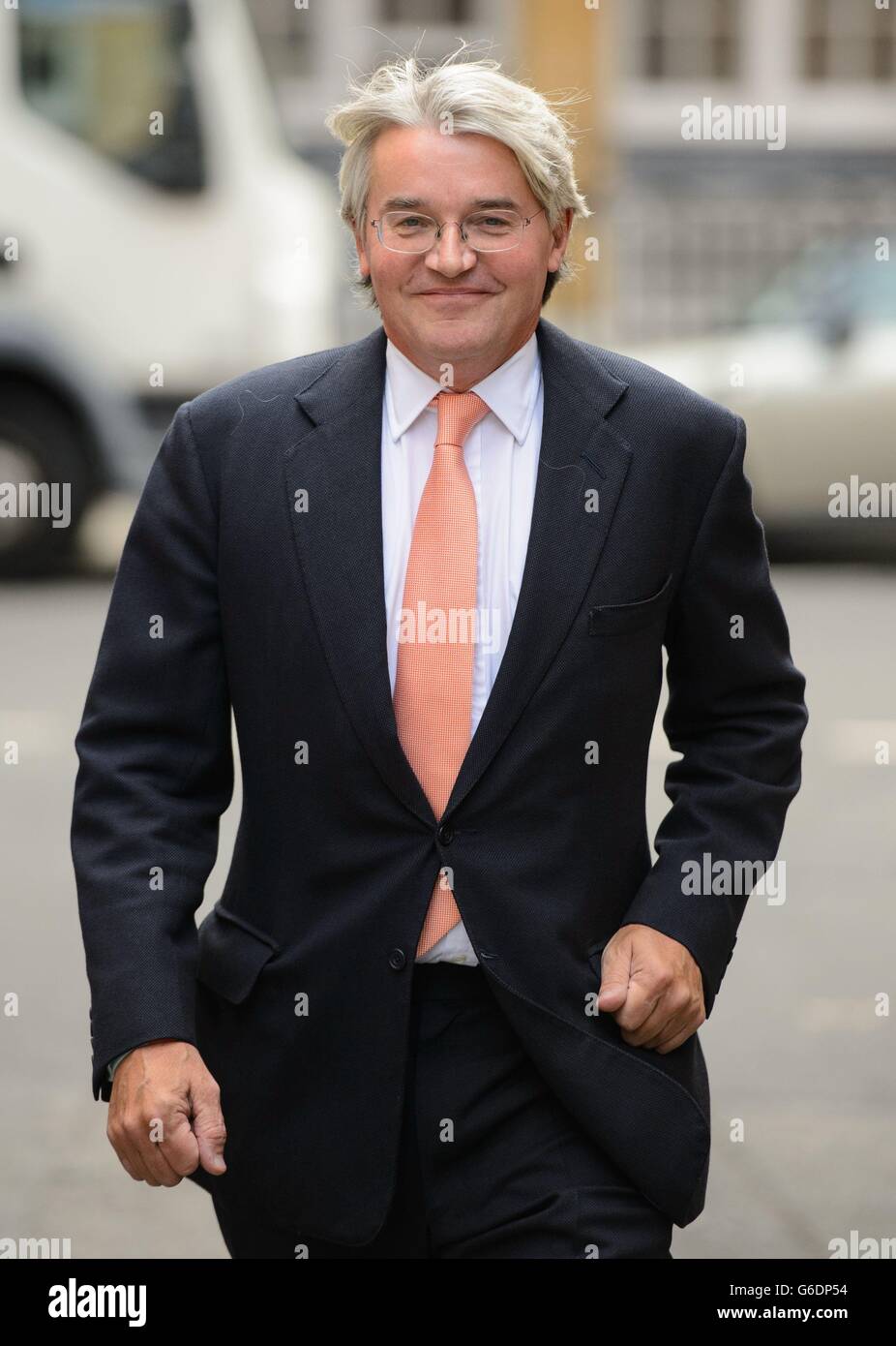 Conservative MP Andrew Mitchell in Westminster, central London, as the ...