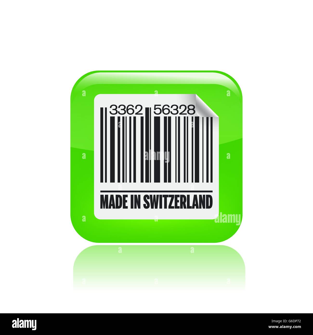 Vector illustration of single isolated Swiss icon Stock Vector Image ...
