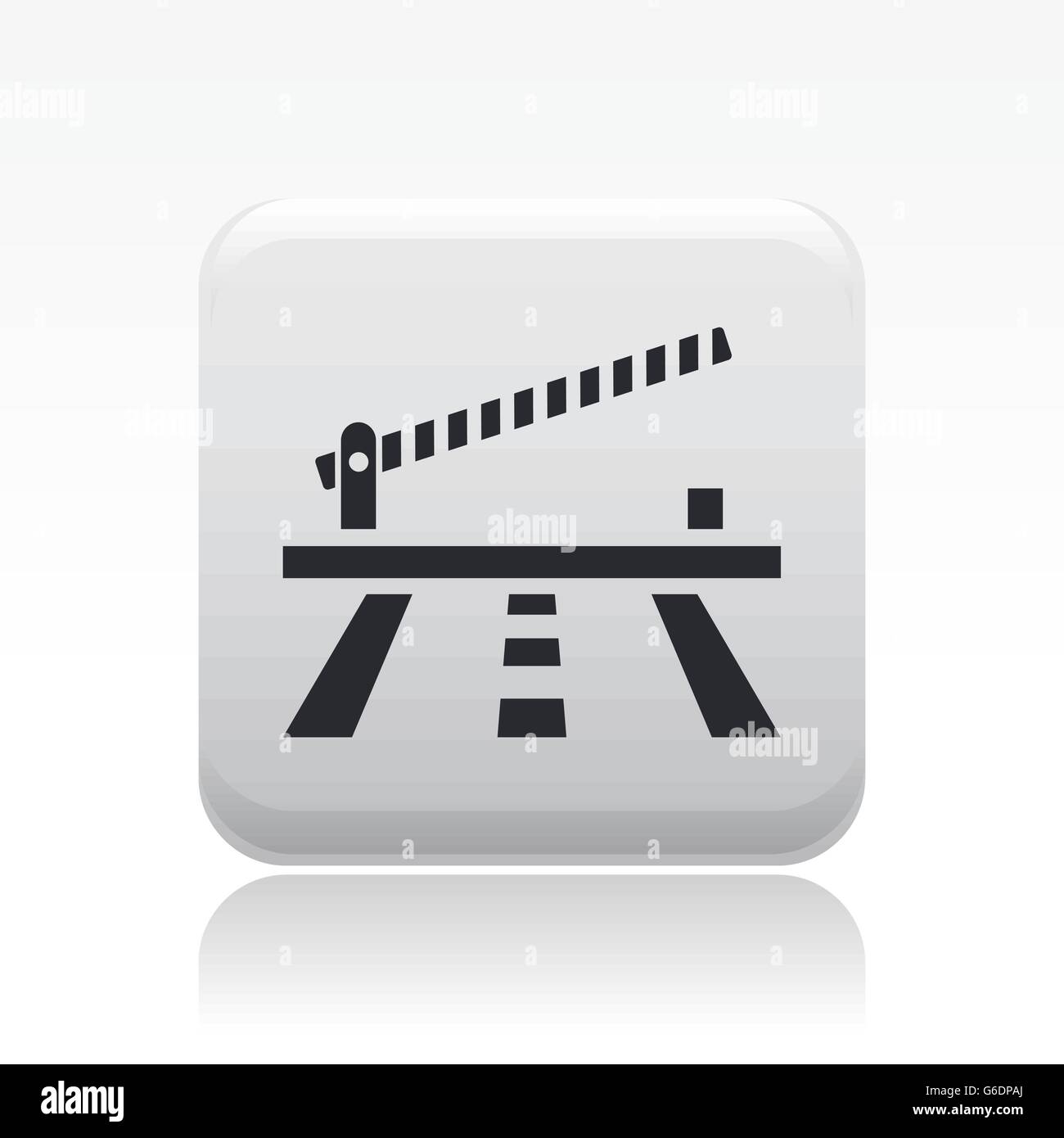 Vector illustration of single isolated barrier icon Stock Vector Image ...