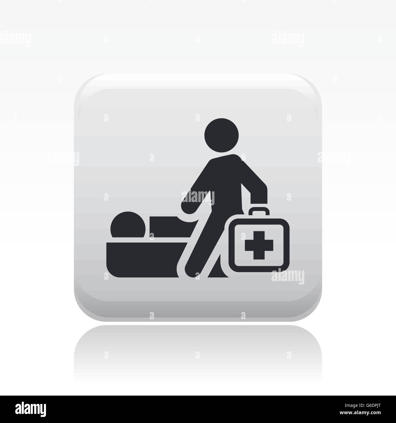 Vector illustration of single isolated medical icon Stock Vector Image ...