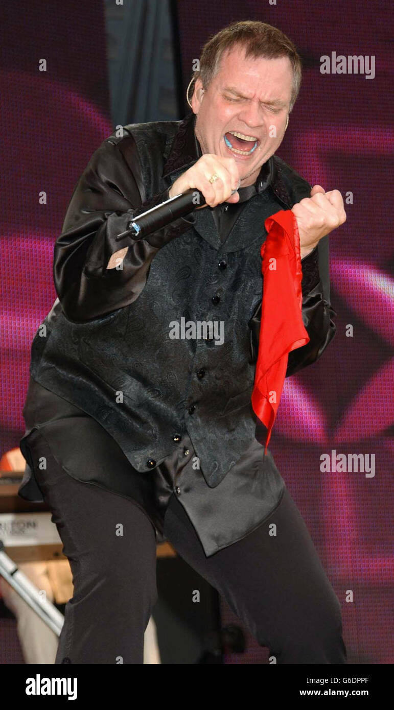 Meatloaf Party in the Park Stock Photo - Alamy