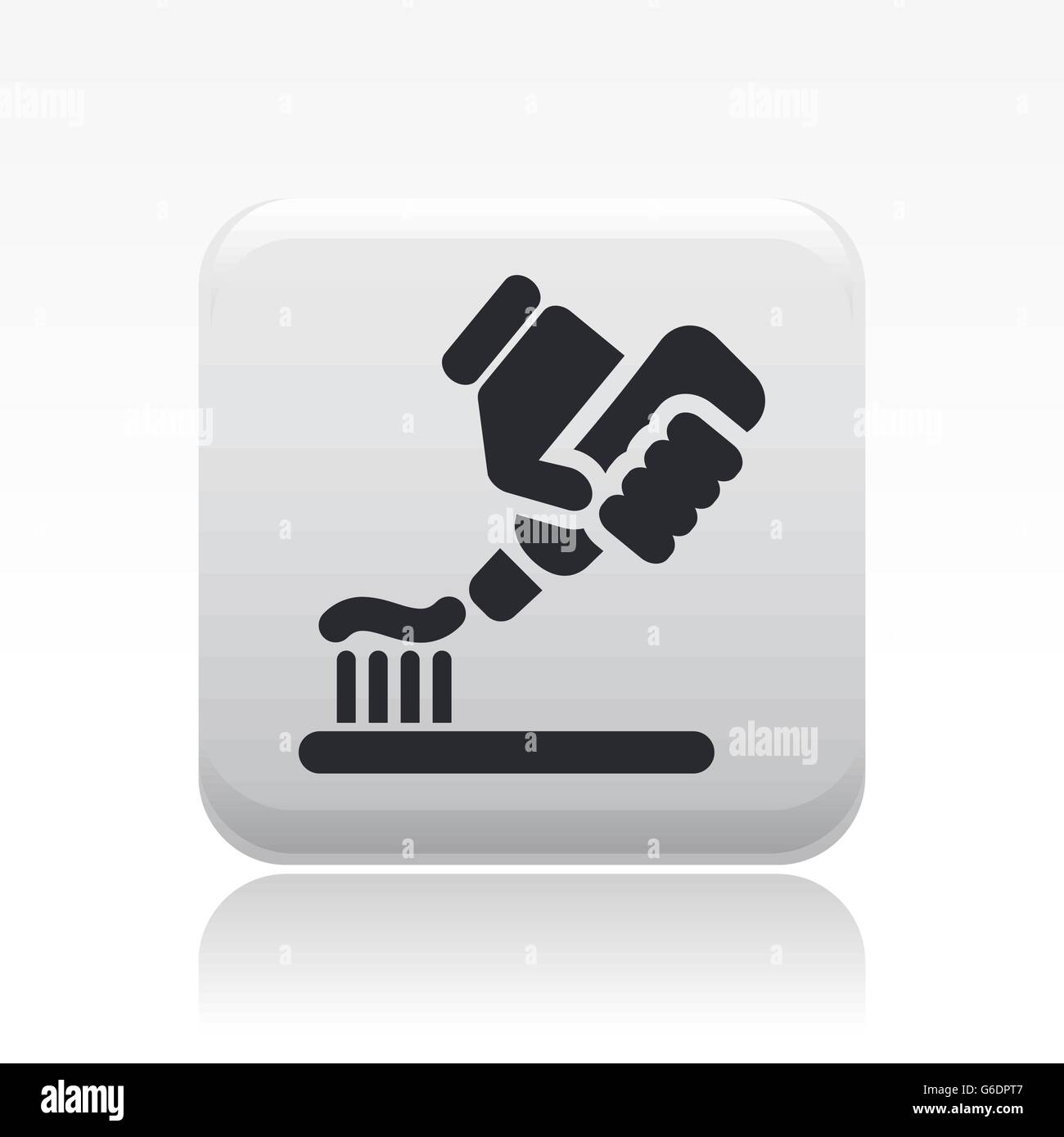 Vector illustration of single isolated toothpaste icon Stock Vector ...