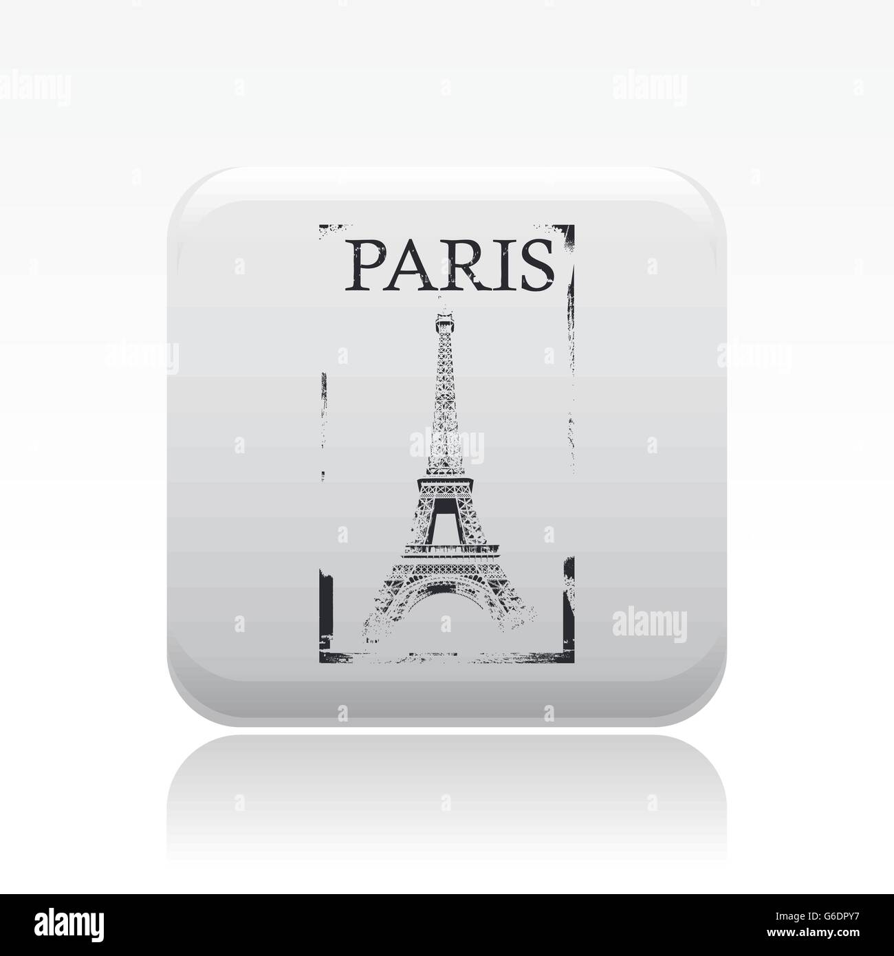 Vector illustration of single isolated Paris icon Stock Vector Image ...