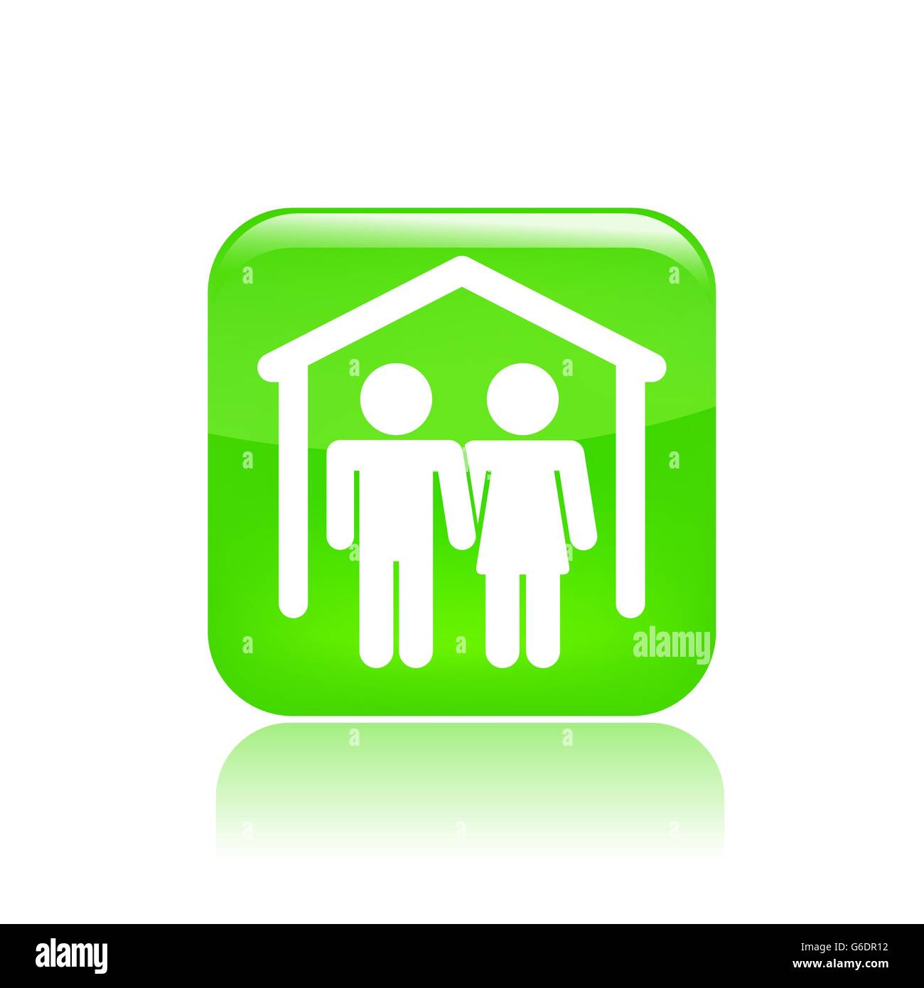 Vector illustration of single isolated lovers icon Stock Vector Image ...