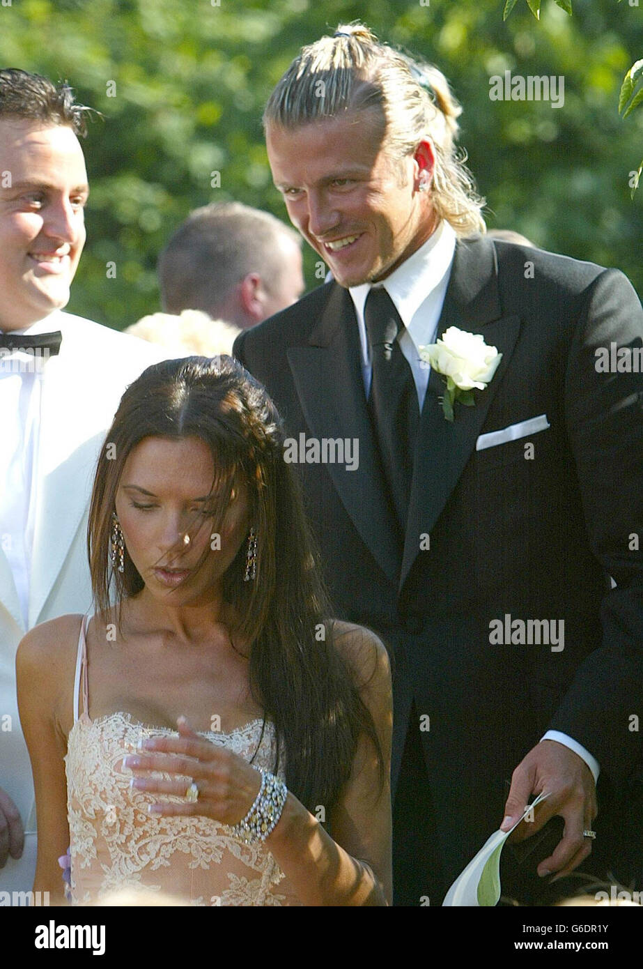 David beckham victoria beckham wedding hi-res stock photography and ...