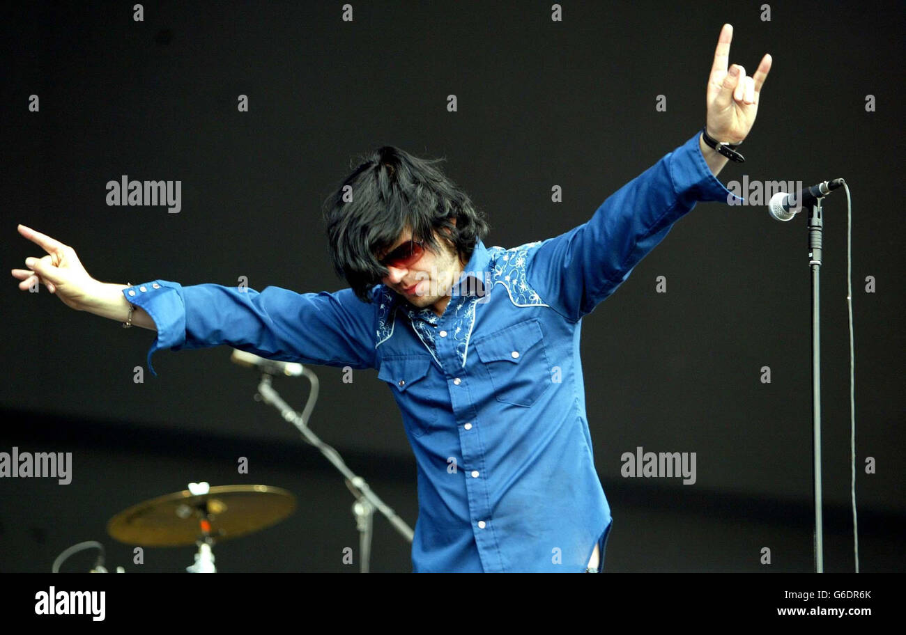 Lead singer charlatans tim burgess hi-res stock photography and images ...