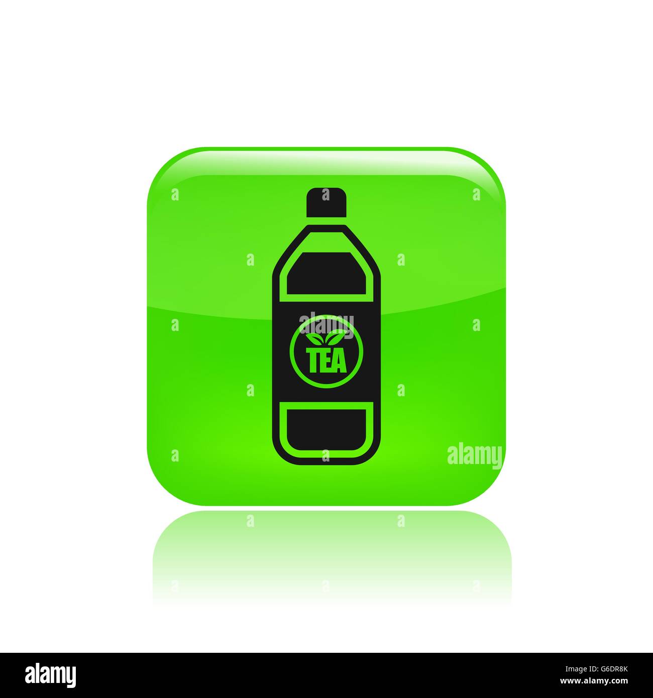 Vector illustration of single isolated bottle icon Stock Vector Image ...