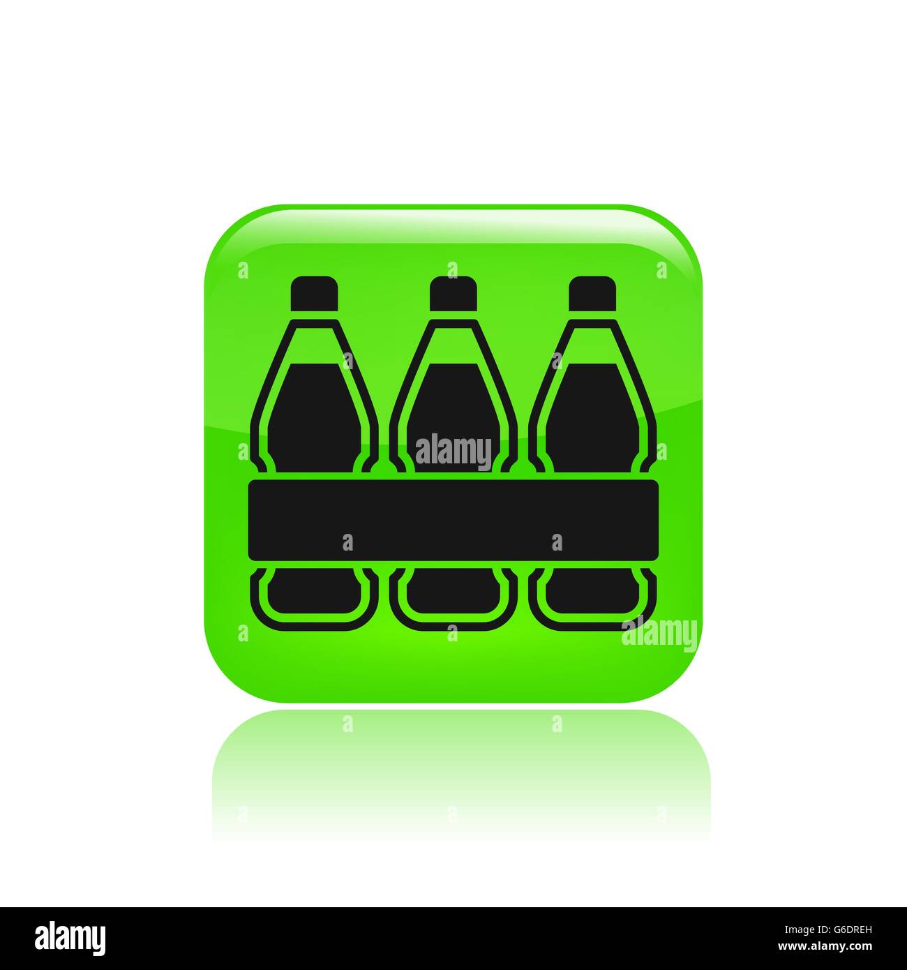 Vector illustration of single isolated bottles icon Stock Vector Image ...