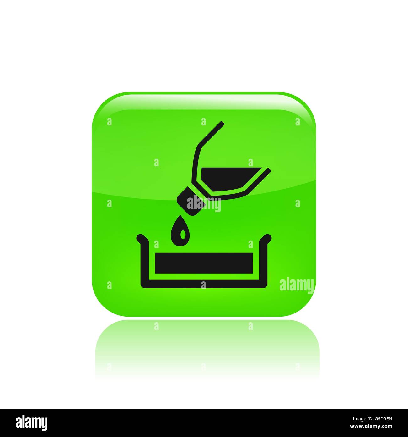 Vector illustration of single isolated pouring icon Stock Vector Image ...