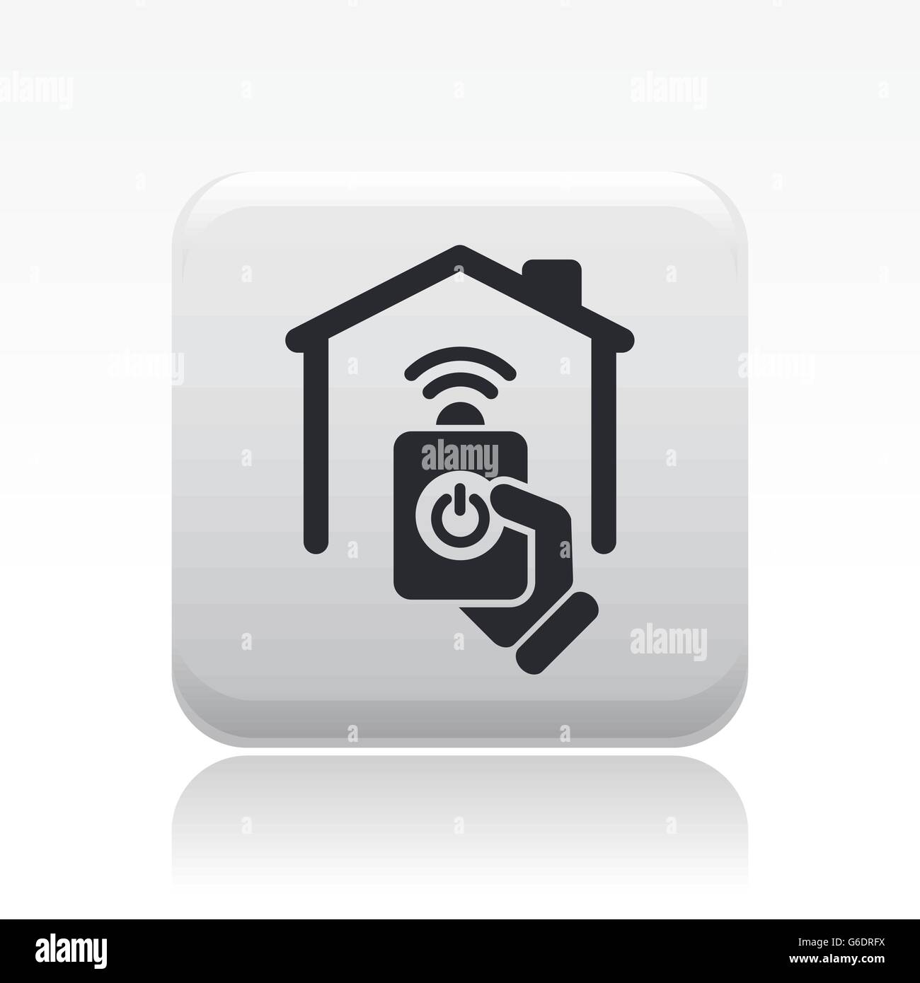 Vector illustration of single isolated remote home icon Stock Vector ...